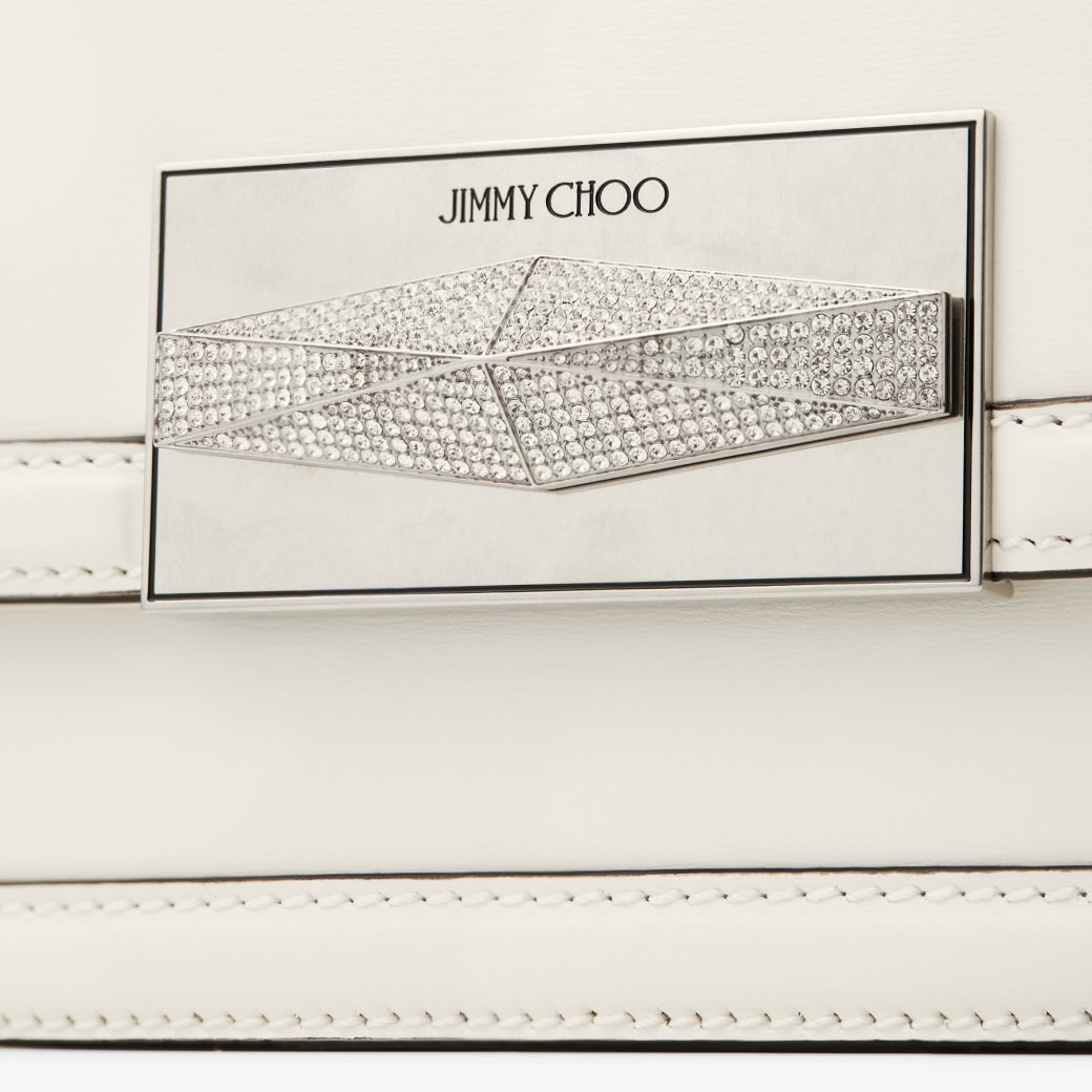 Diamond Crossbody | Latte Leather Crossbody Bag | JIMMY CHOO UK