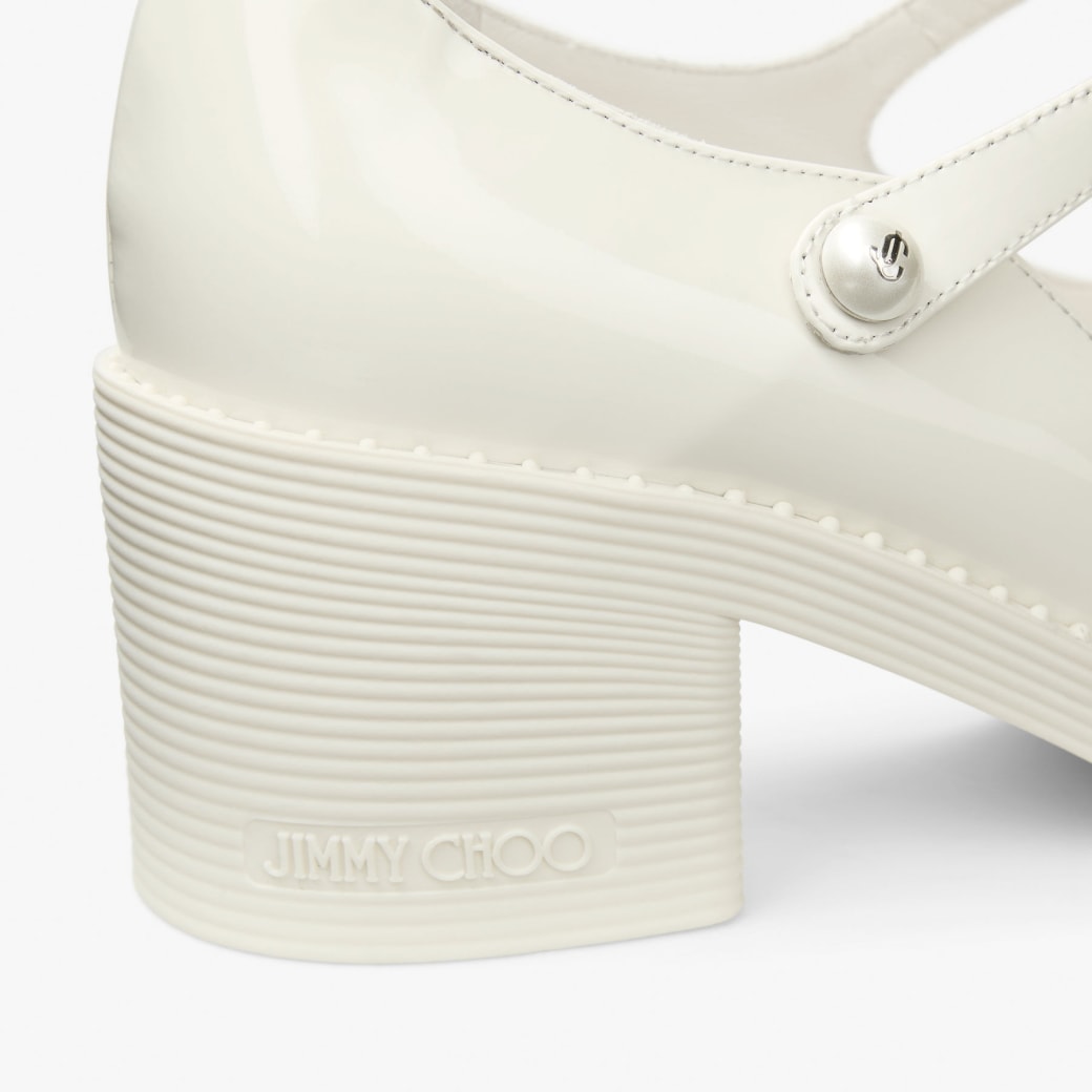 Adeline 60 | Latte Patent Leather Pumps | JIMMY CHOO AU