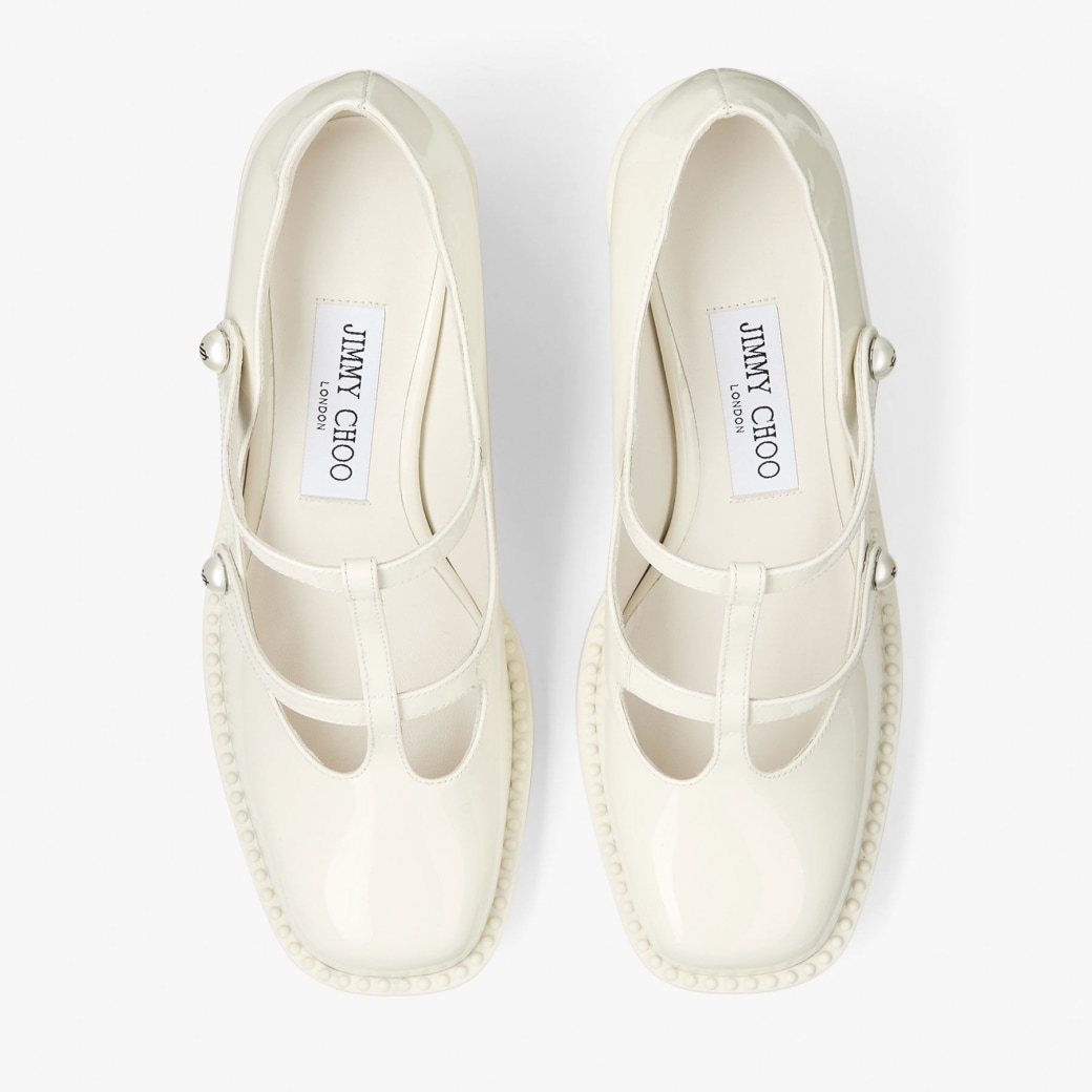 Adeline 60 | Latte Patent Leather Pumps | JIMMY CHOO AU