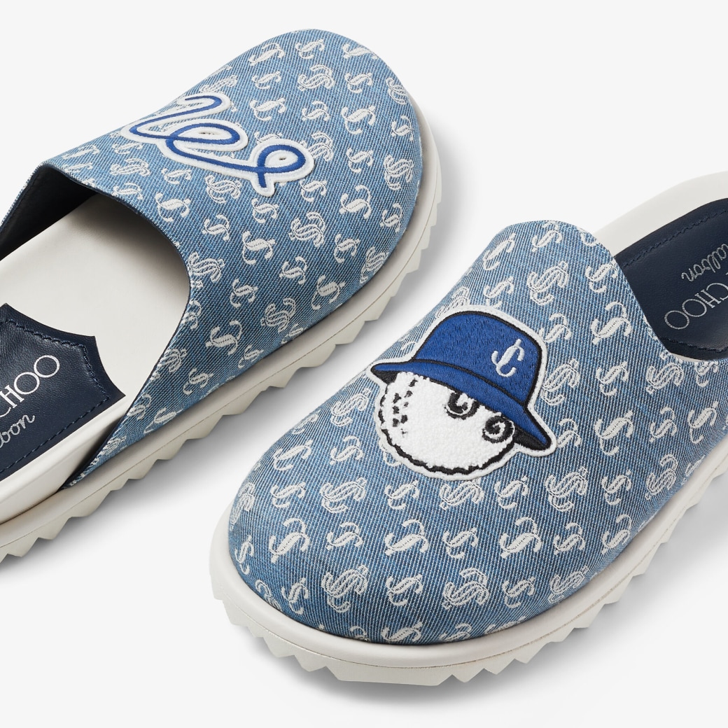 Jimmy Choo / Malbon Mule/F | Denim Monogram Mules | JIMMY CHOO AU ...
