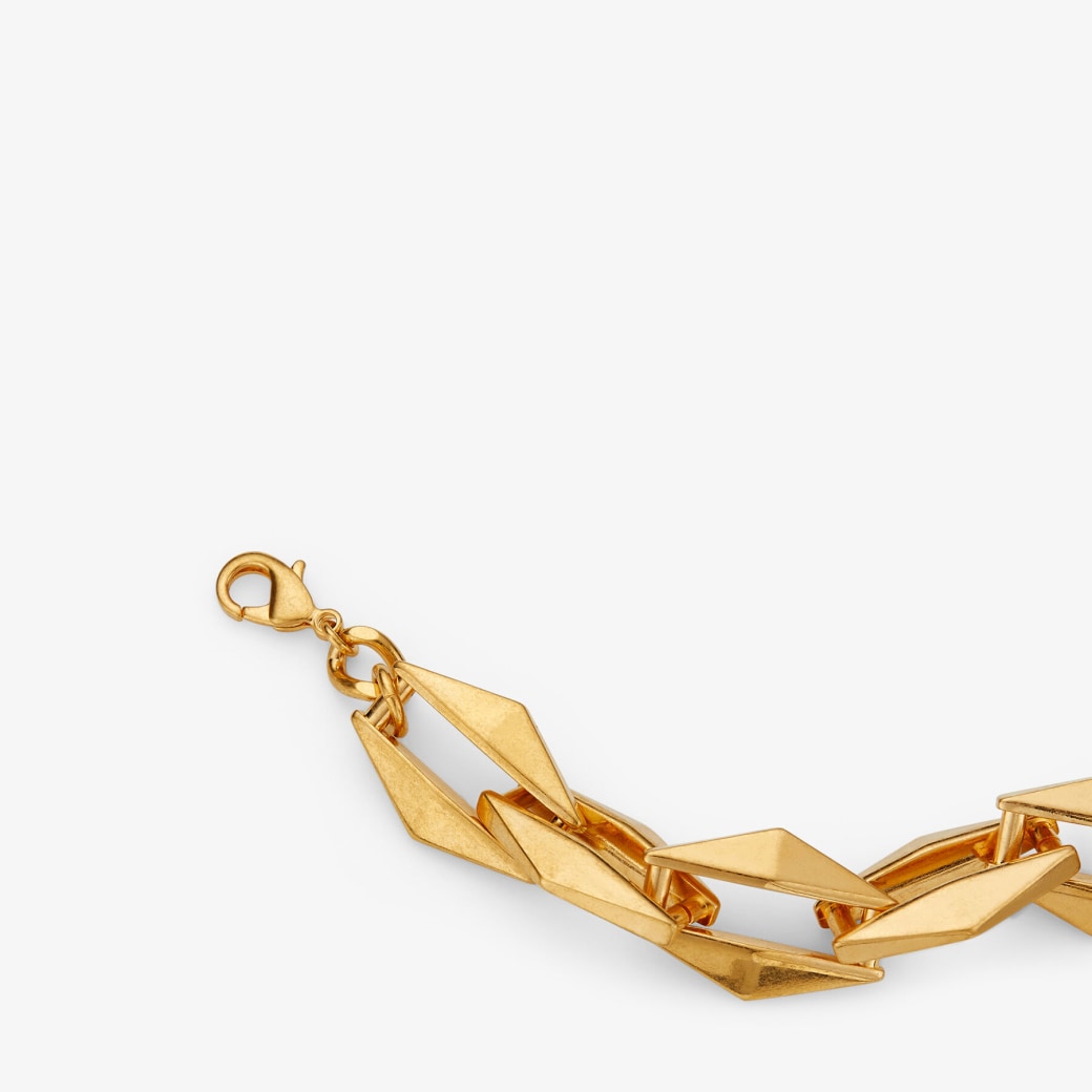 Gold-Finish Diamond Chain Necklace | Diamond | Jewellery Collection ...