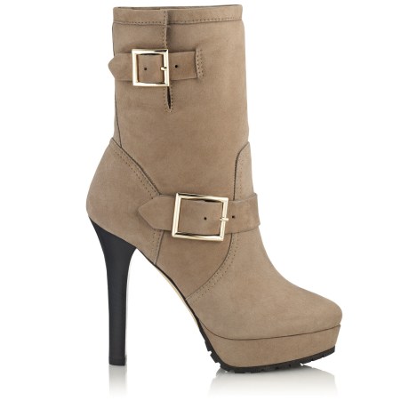 Suede Platform Biker Boots | Designer Ankle Boots | Dylan | JIMMY CHOO
