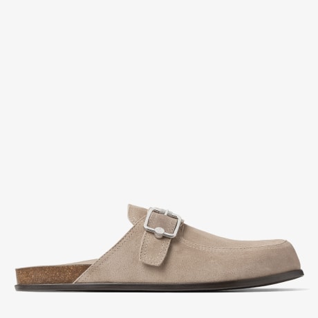 Etta Mule | Stone Velvet Suede Mules | JIMMY CHOO