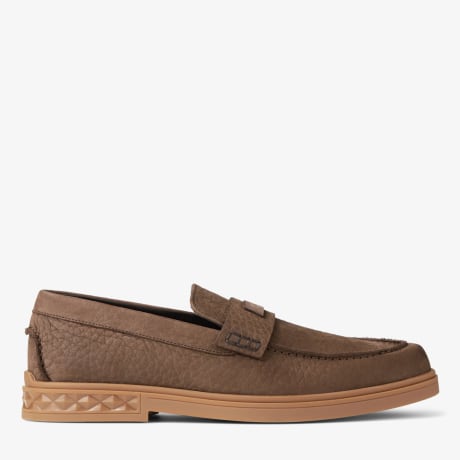 Josh Driver | Oak Nubuck Leather Shoes | JIMMY CHOO CA
