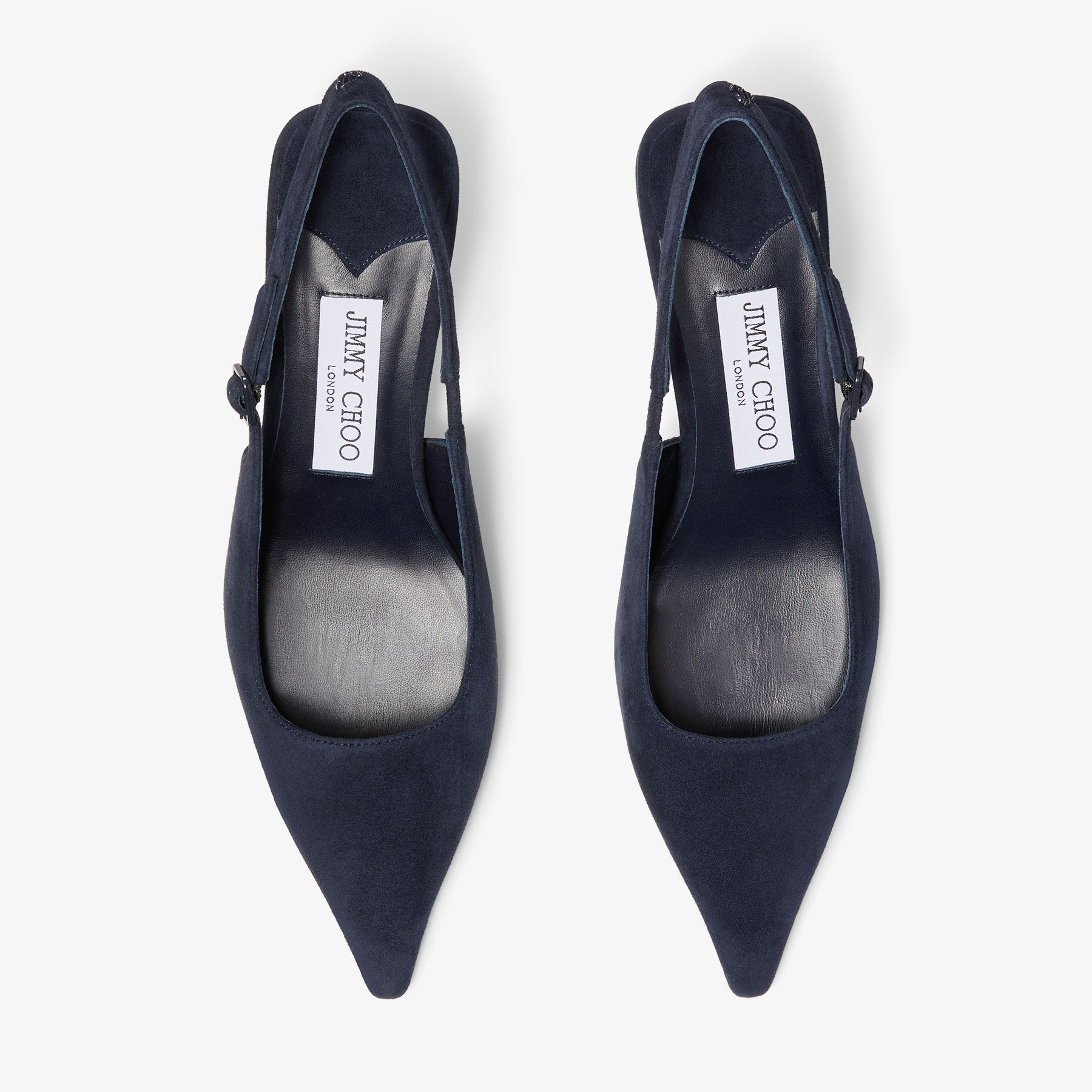 Amel 50 | Marine Suede Slingbacks | JIMMY CHOO