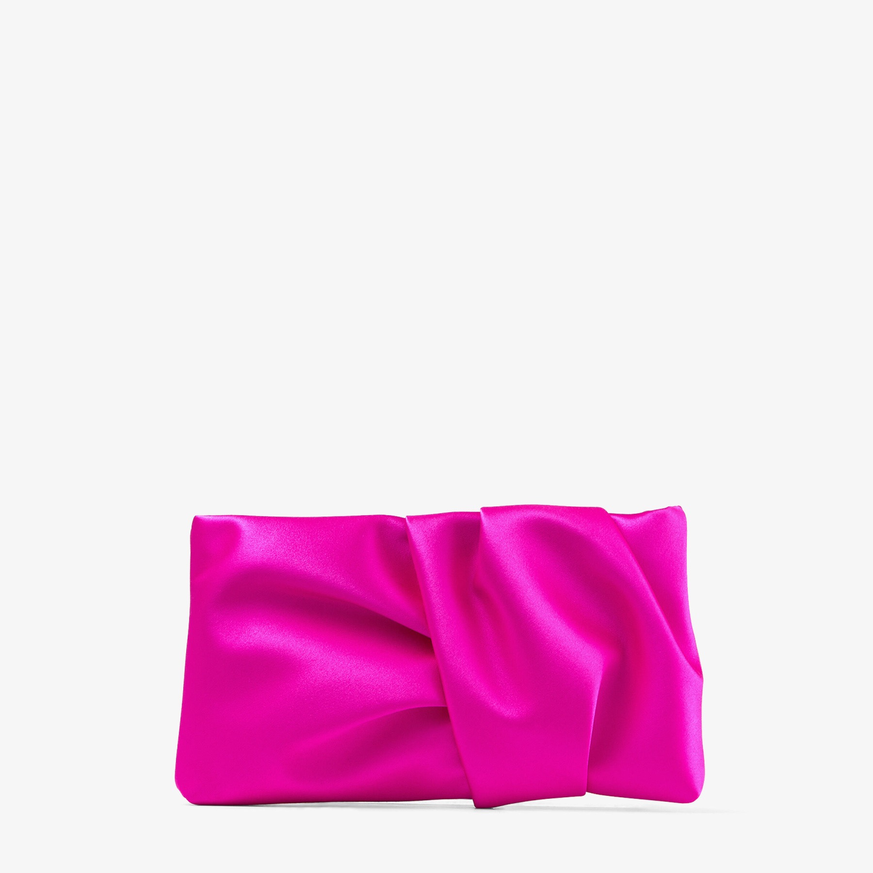 BONNY CLUTCH | Fuchsia Satin Clutch Bag | Winter 2022 collection ...
