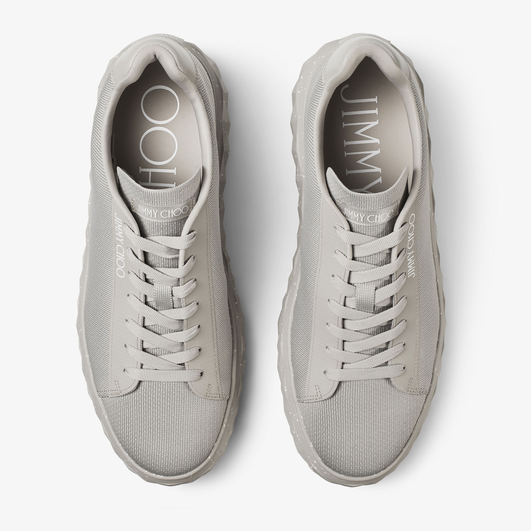 Diamond Light Maxi/M|Ash Sustainable Knit Trainer| JIMMY CHOO UK