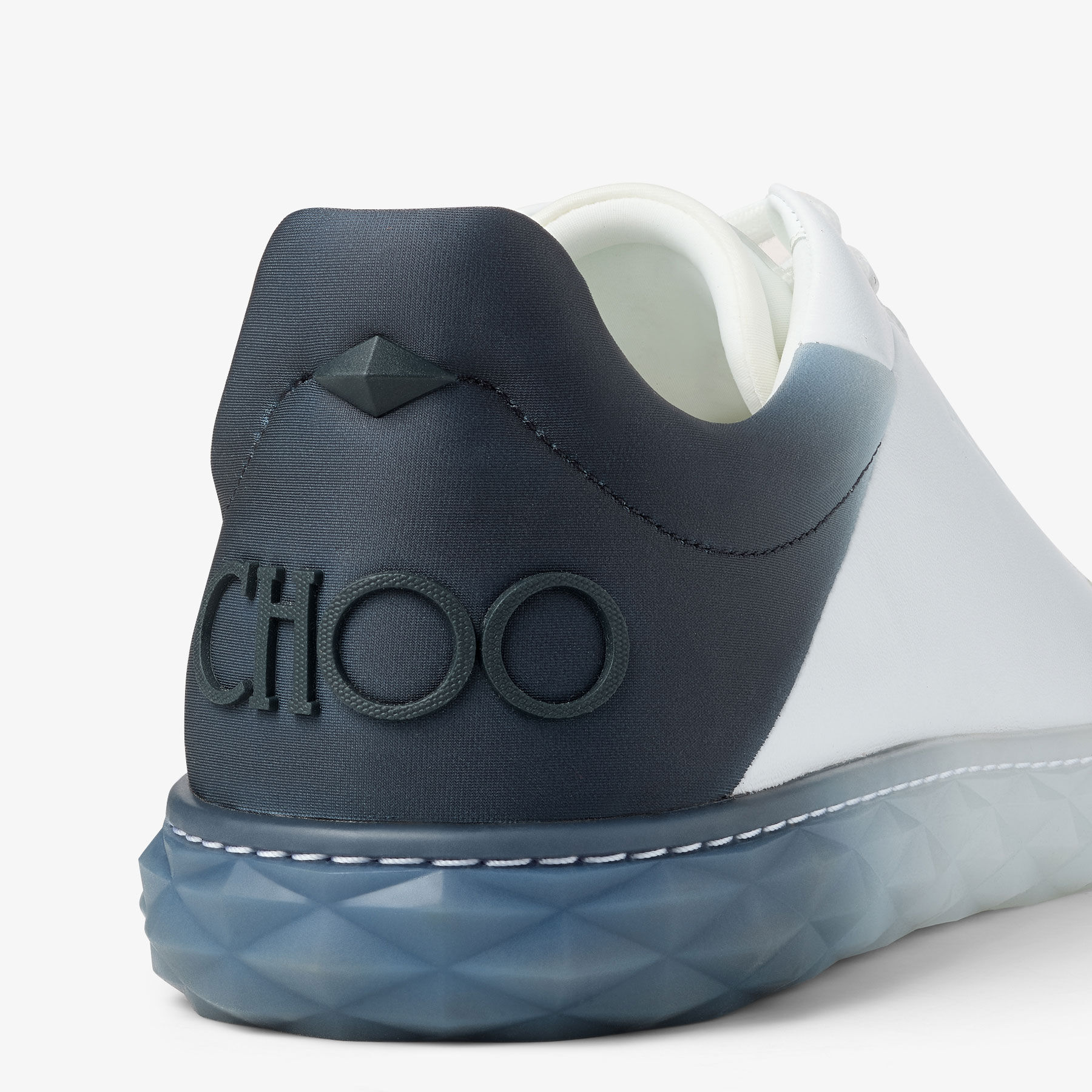 Diamond Light/M II | White Leather Trainer | JIMMY CHOO