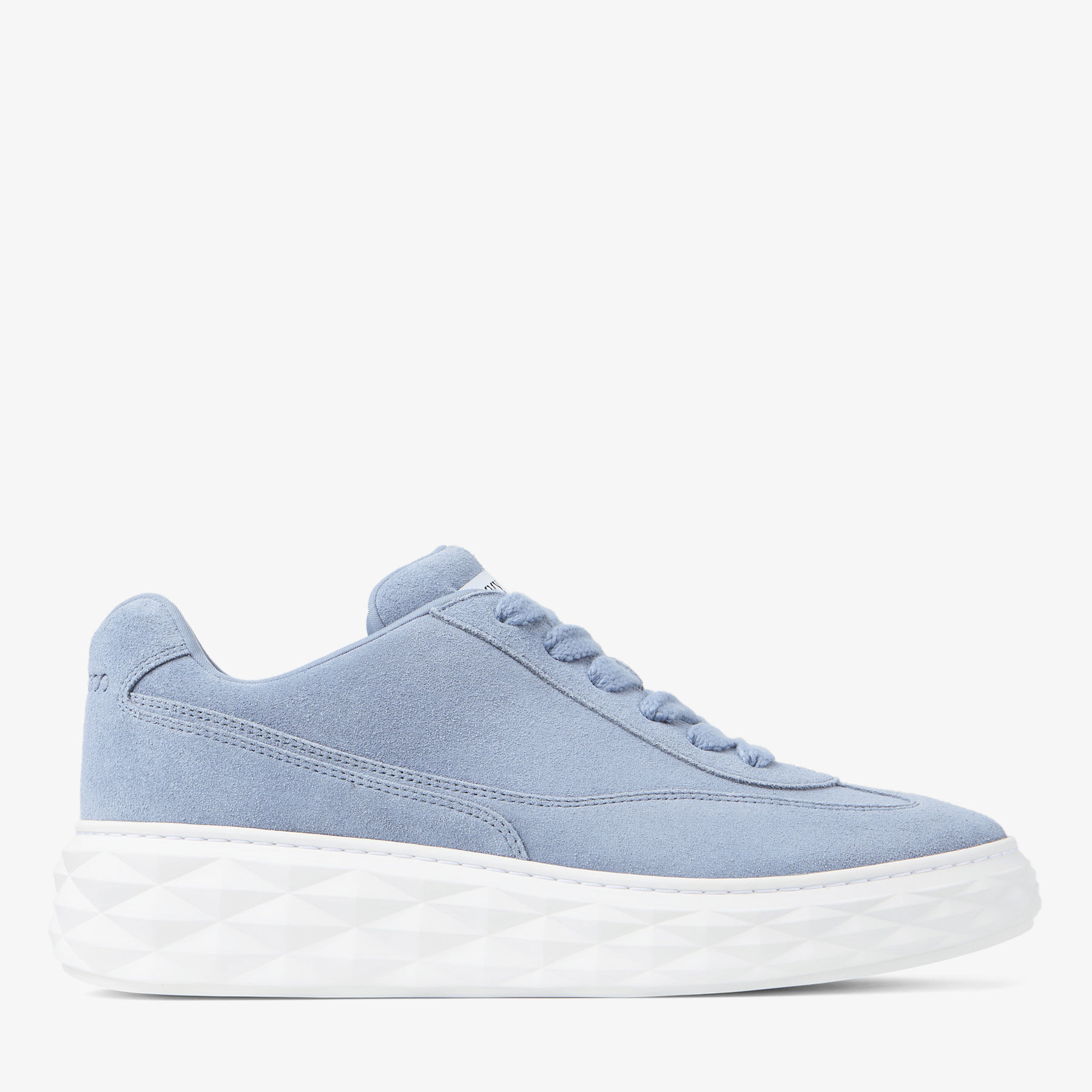 Diamond Maxi Retro M | Blue Haze Velvet Suede Trainers | JIMMY CHOO