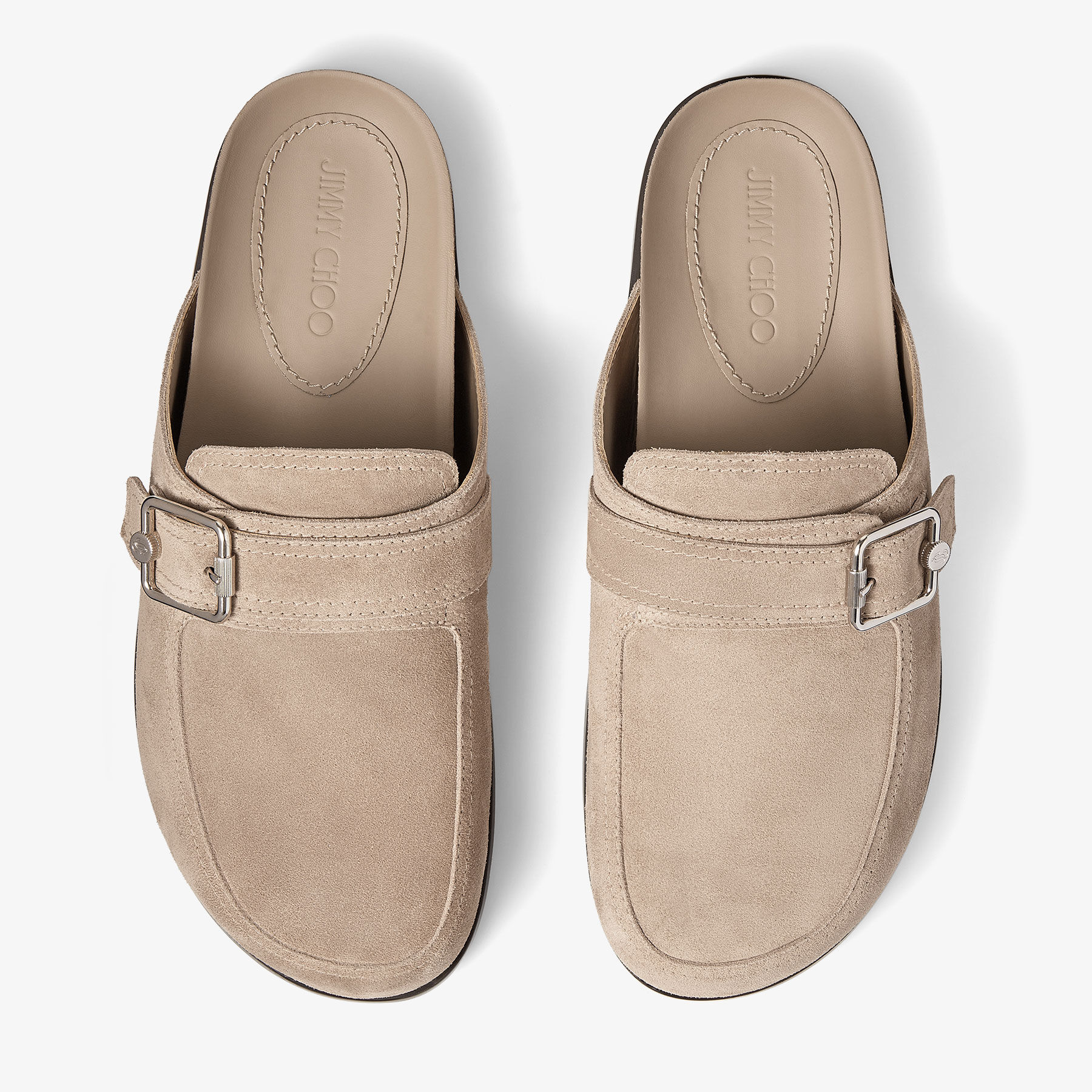 Etta Mule | Stone Velvet Suede Mules | JIMMY CHOO