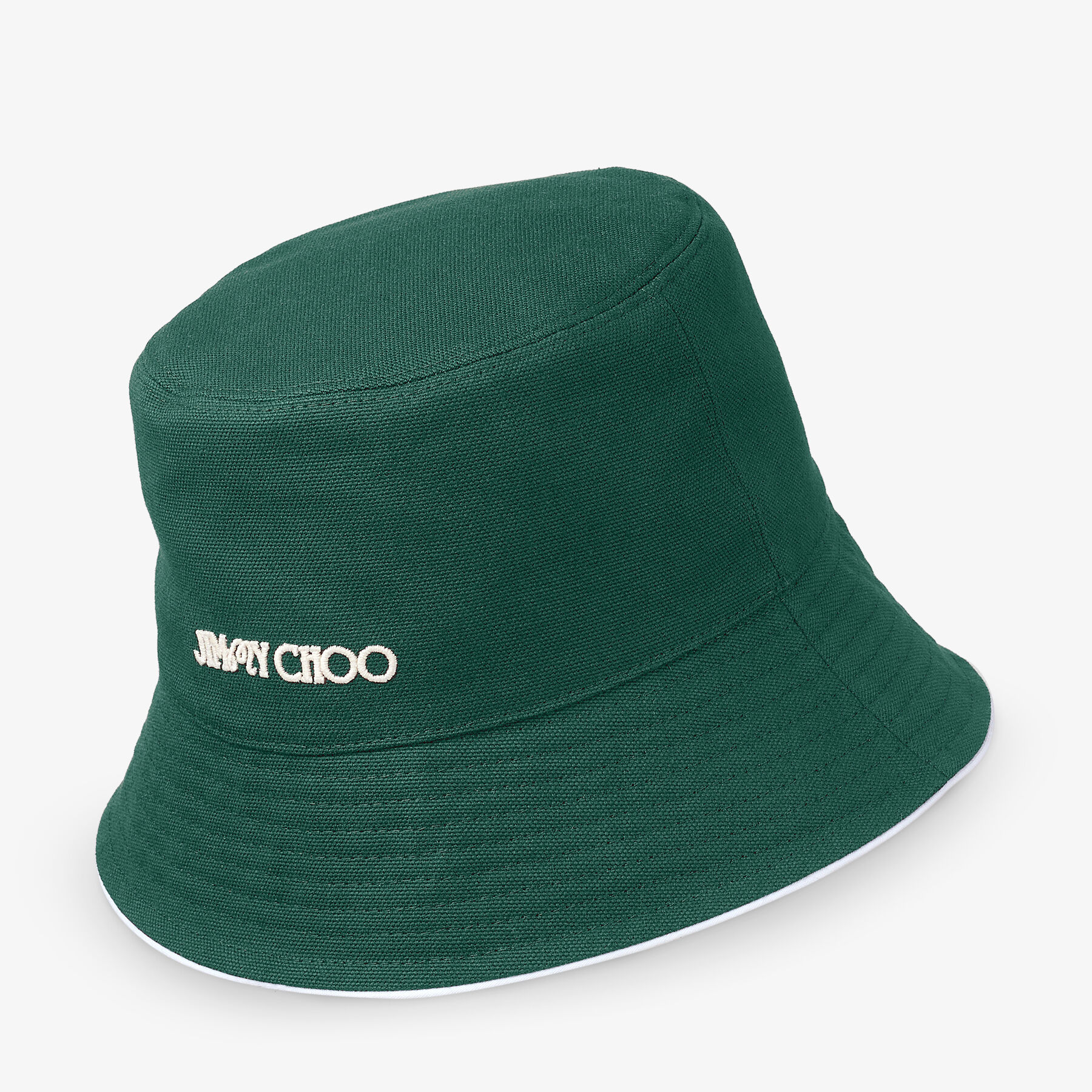 Jimmy Choo / Malbon 2.0 Bucket Hat |Malbon Green Embroidered Cotton ...