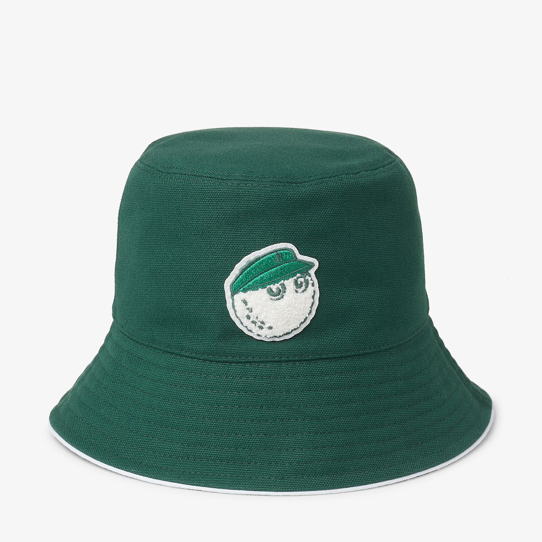 Jimmy Choo / Malbon 2.0 Bucket Hat |Malbon Green Embroidered Cotton ...