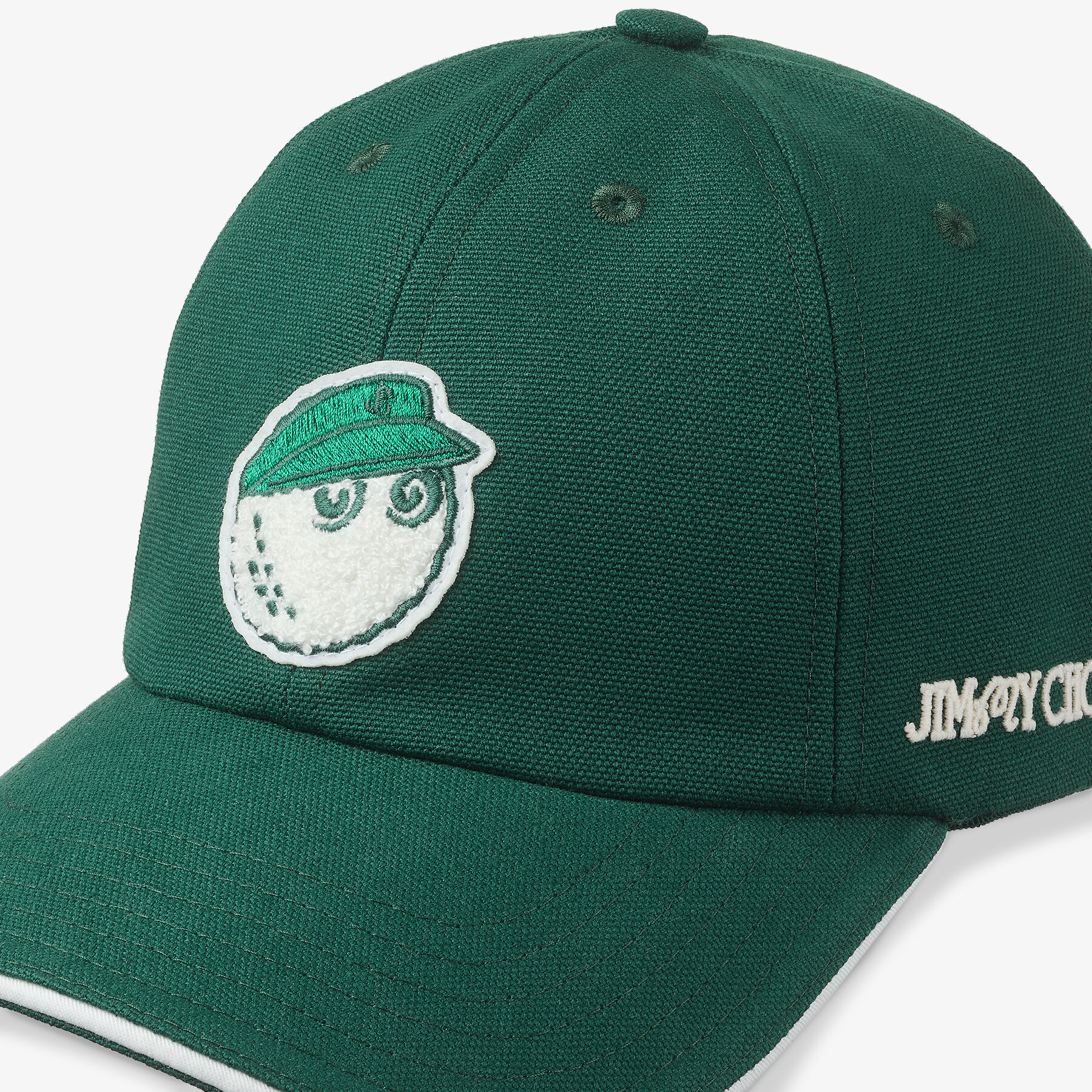 Jimmy Choo / Malbon 2.0 Cap |Malbon Green Embroidered Cotton Cap ...
