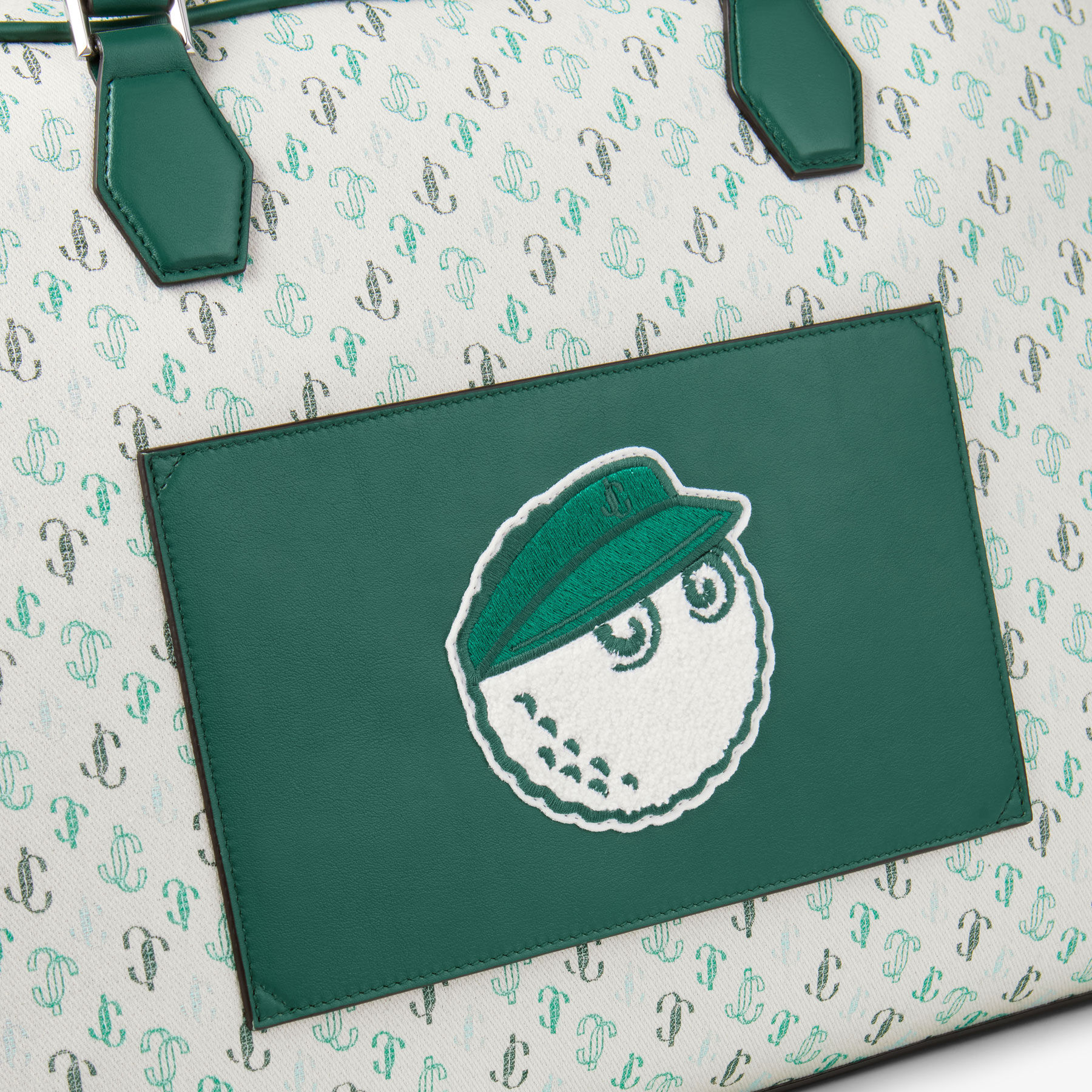 Jimmy Choo/ Malbon Dufffle Bag |Monogram Embroidered Canvas Duffel Bag ...