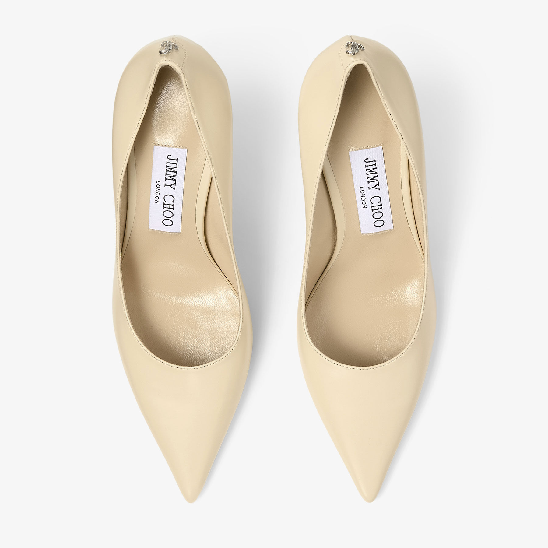 Love 85 | Yellow Buttermilk Calf Leather Pumps with JC Emblem | JIMMY CHOO