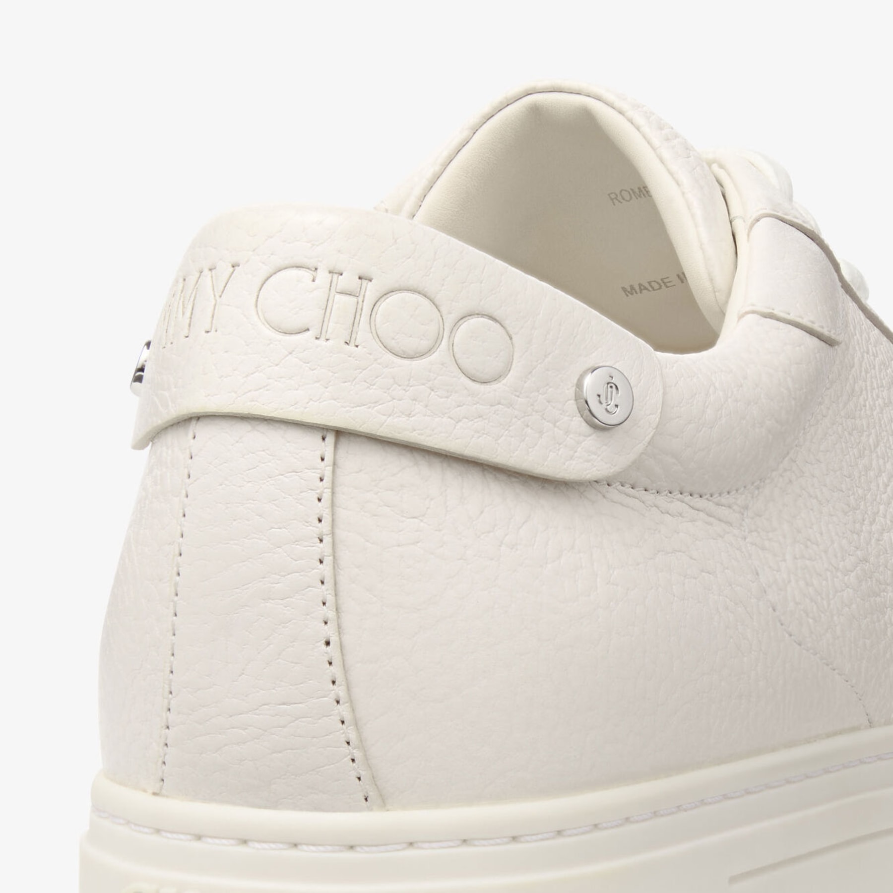 Rome/M | Latte Calf Leather Trainer | JIMMY CHOO