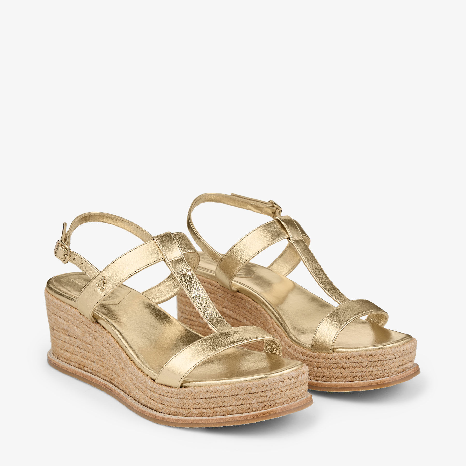 Jimmy Choo Gold Wedges