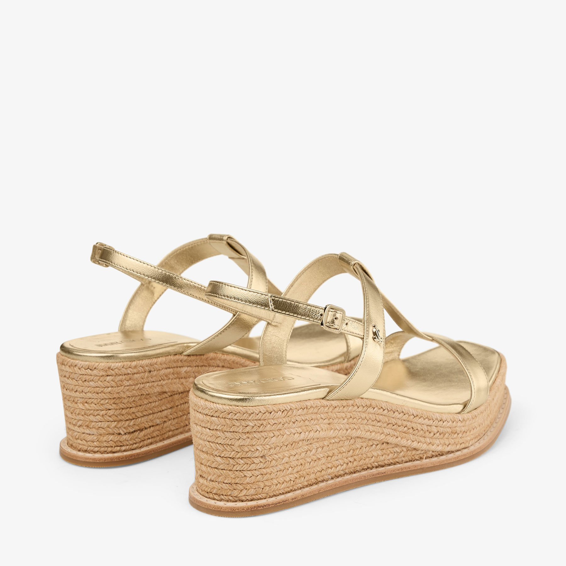 Jimmy Choo Gold Wedges