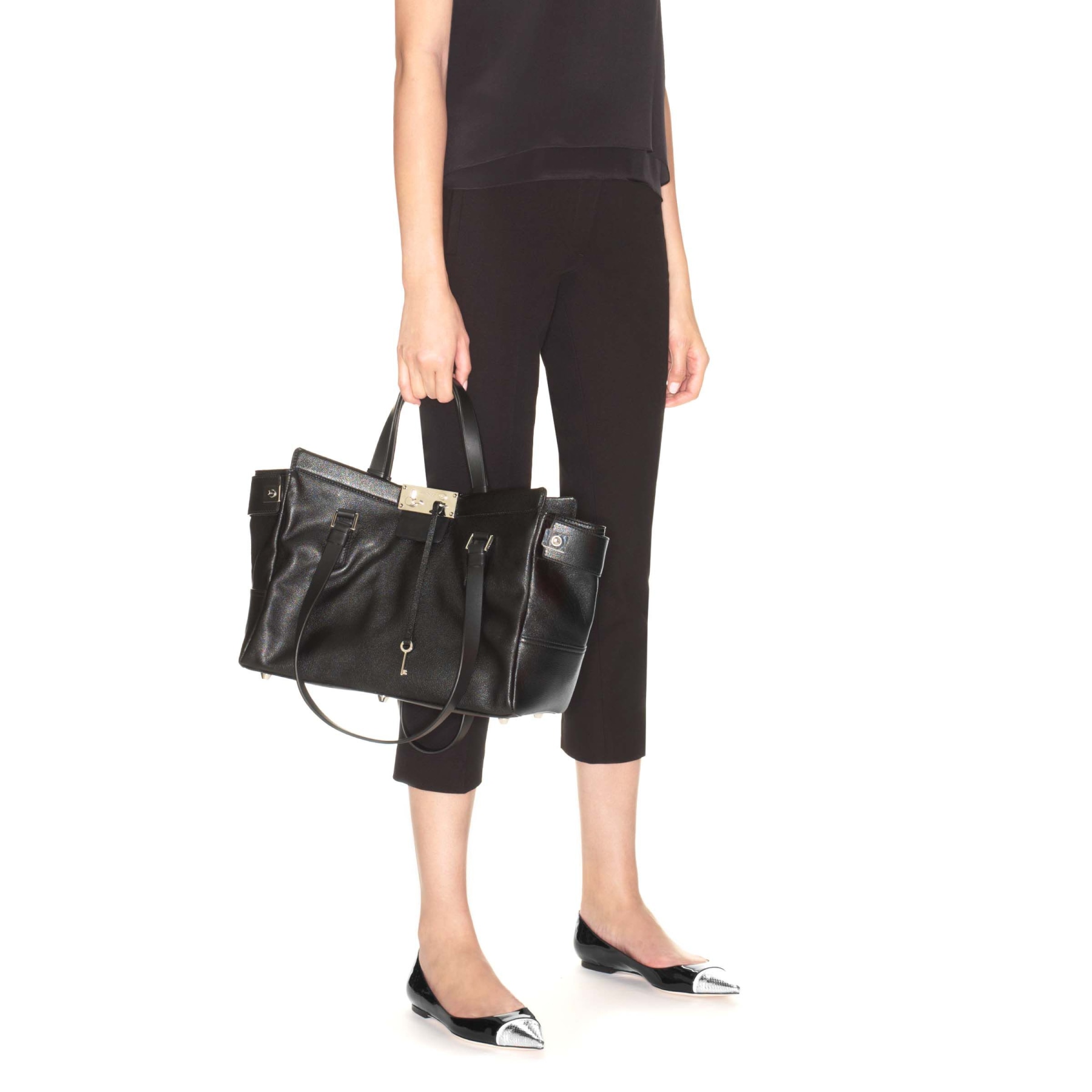 Black Patent Pumps with Watersnake | Alfonso | Cruise 2013 | JIMMY CHOO