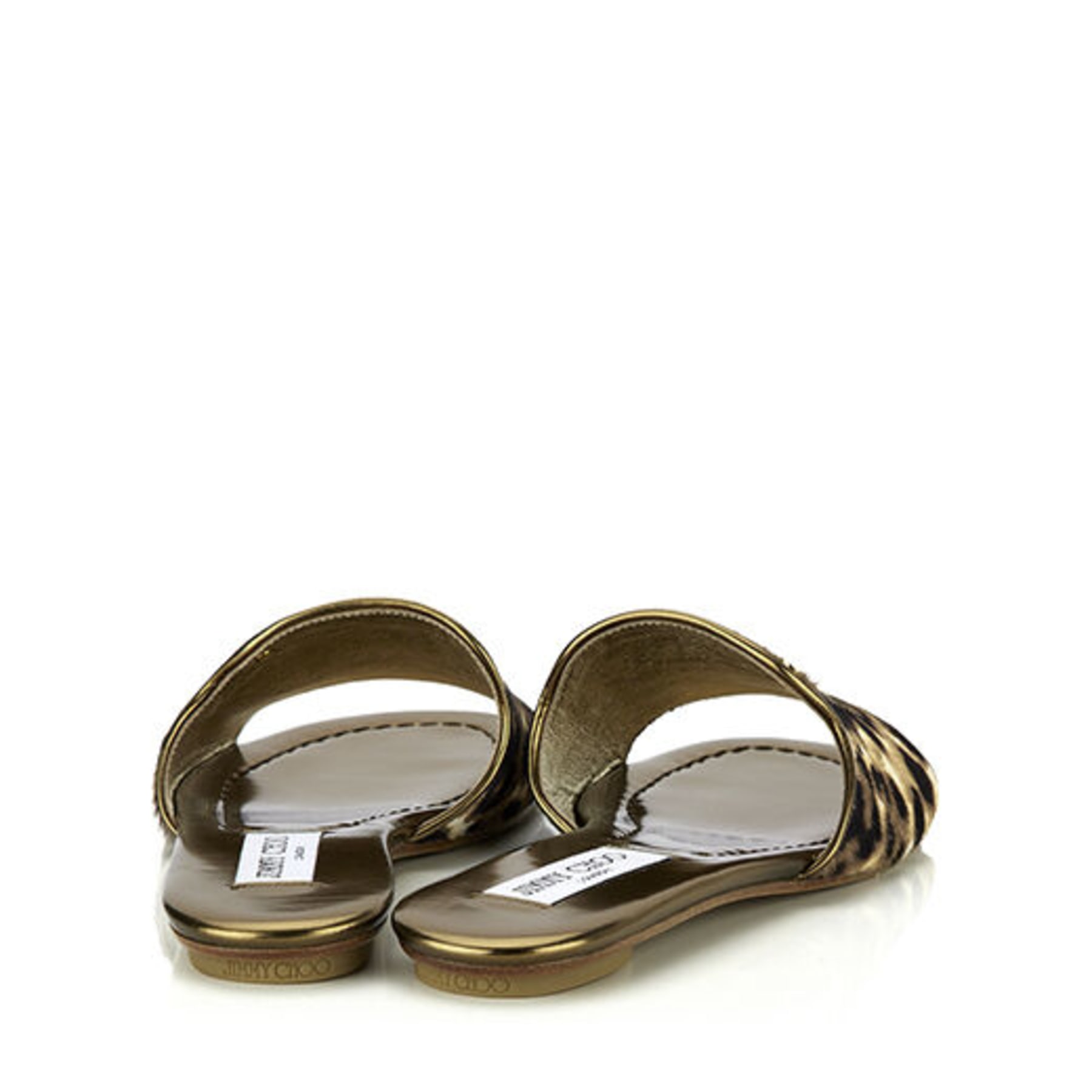 Leopard Print Pony Slides | Nanda | Spring Summer 14 | JIMMY CHOO