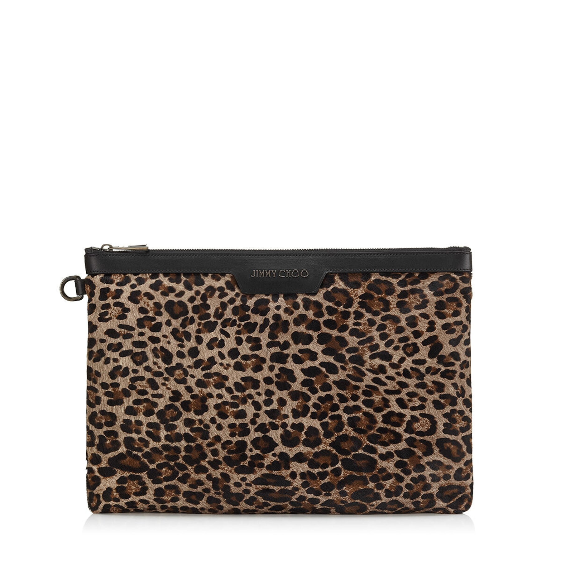 Leopard Print Pony and Calf Leather Document Holder | Derek | Men's ...