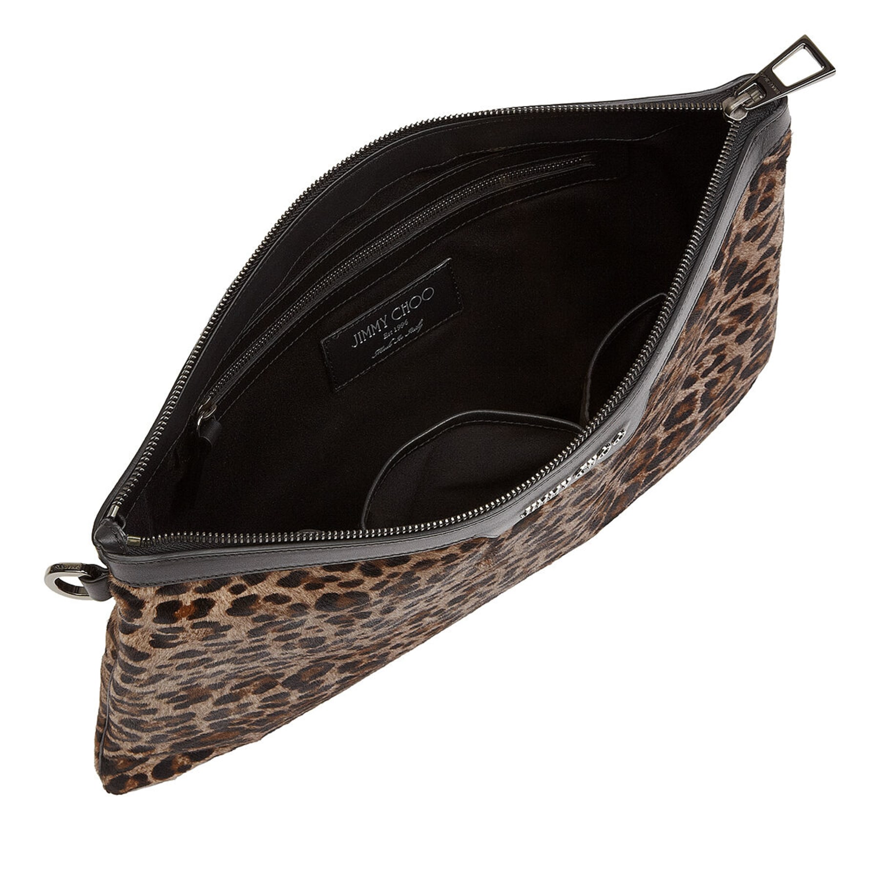 Leopard Print Pony and Calf Leather Document Holder | Derek | Men's ...