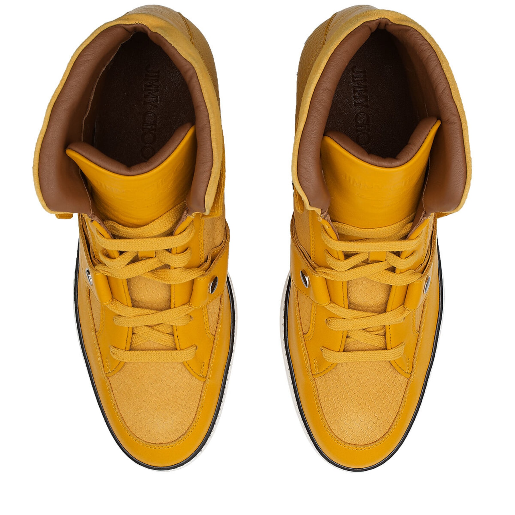 Sun Viper Print Leather Sneakers | Barlowe | Men's Collection | Pre ...