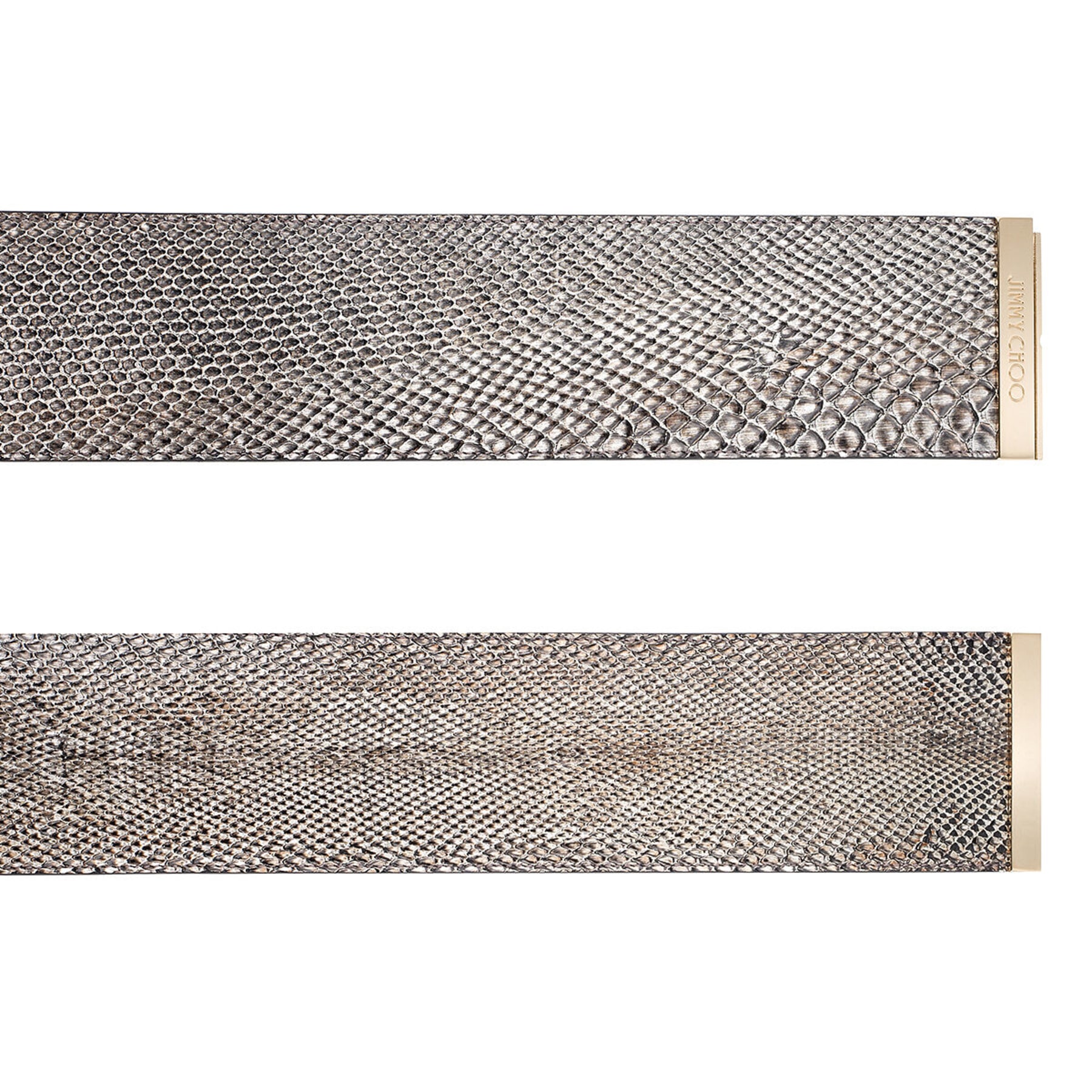 Zinc Brushed Python Waist Belt | Briony | Pre Fall 14 | JIMMY CHOO
