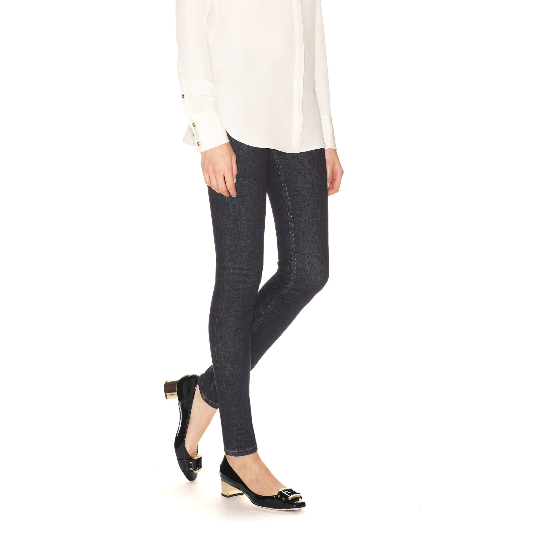 Black Patent Leather Pumps | Round toe shoes | Moore | JIMMY CHOO