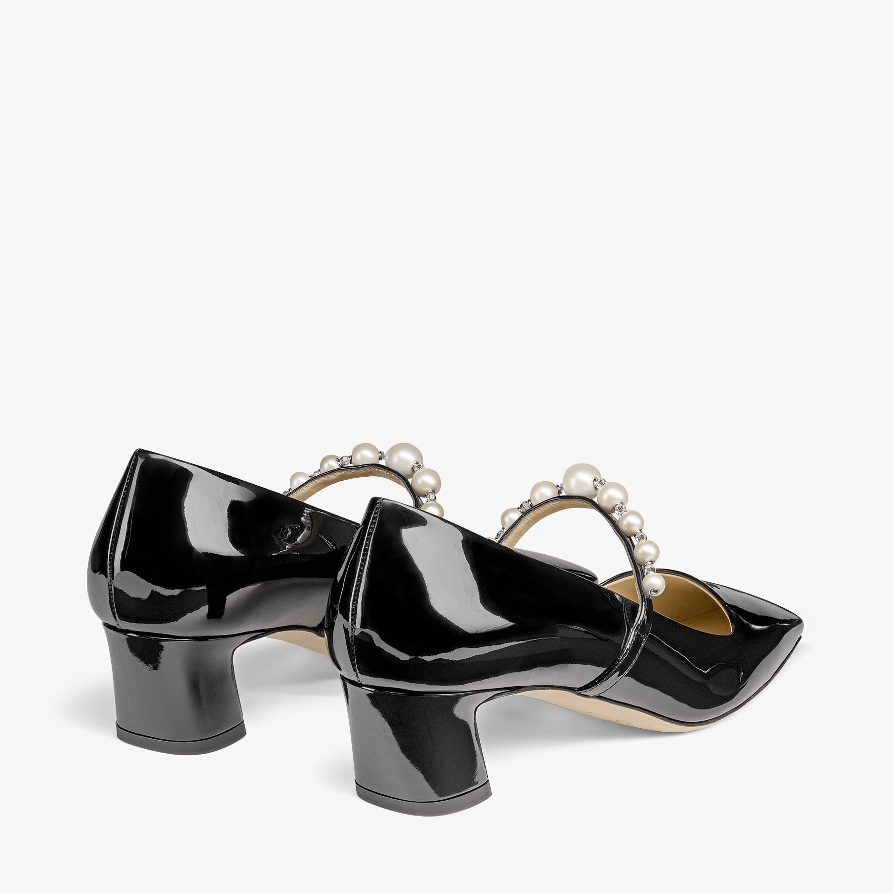 Ade 45 | Black Patent Leather Pumps | JIMMY CHOO AU