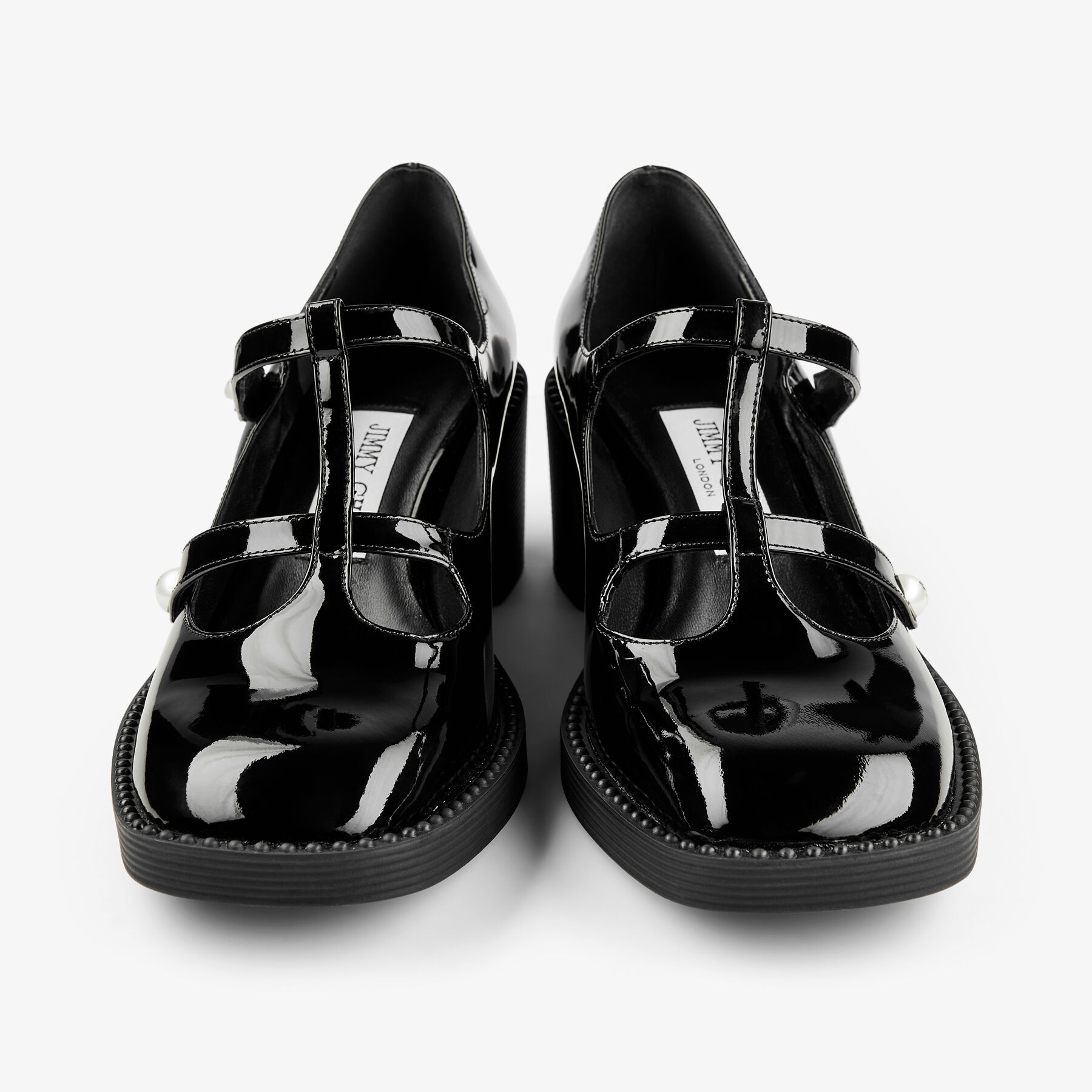 Adeline 60 | 黑色漆皮高跟鞋 | JIMMY CHOO