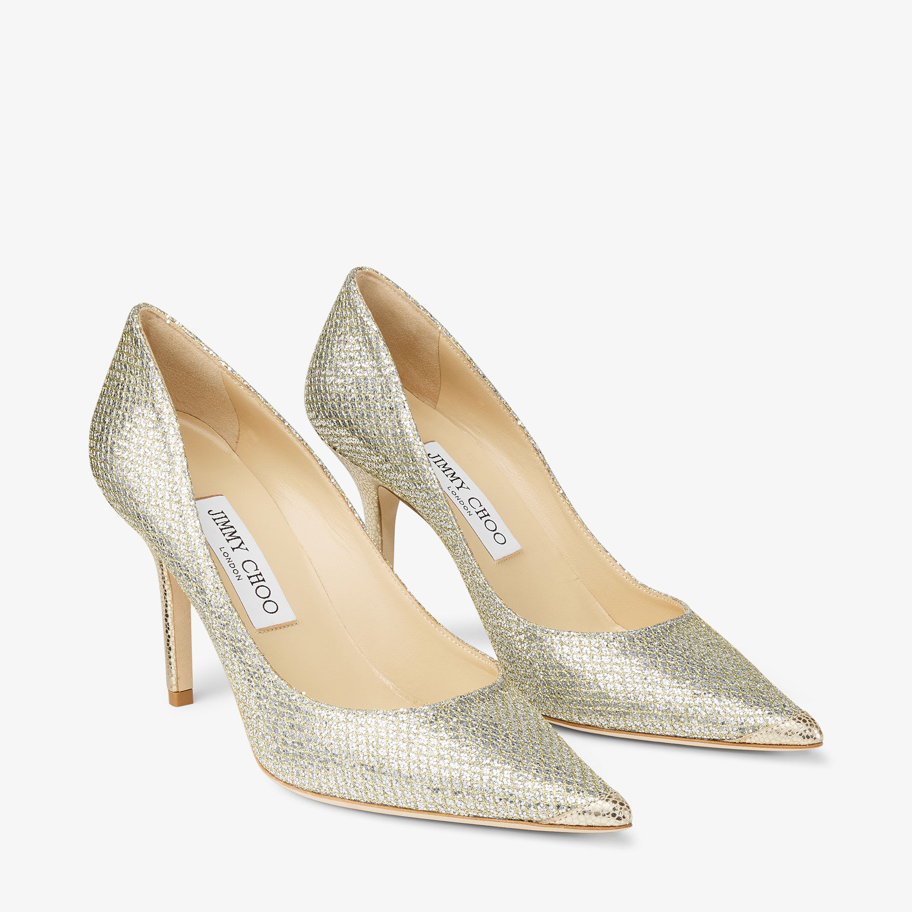Agnes |Goldfarbene Glitzer-Pumps | JIMMY CHOO