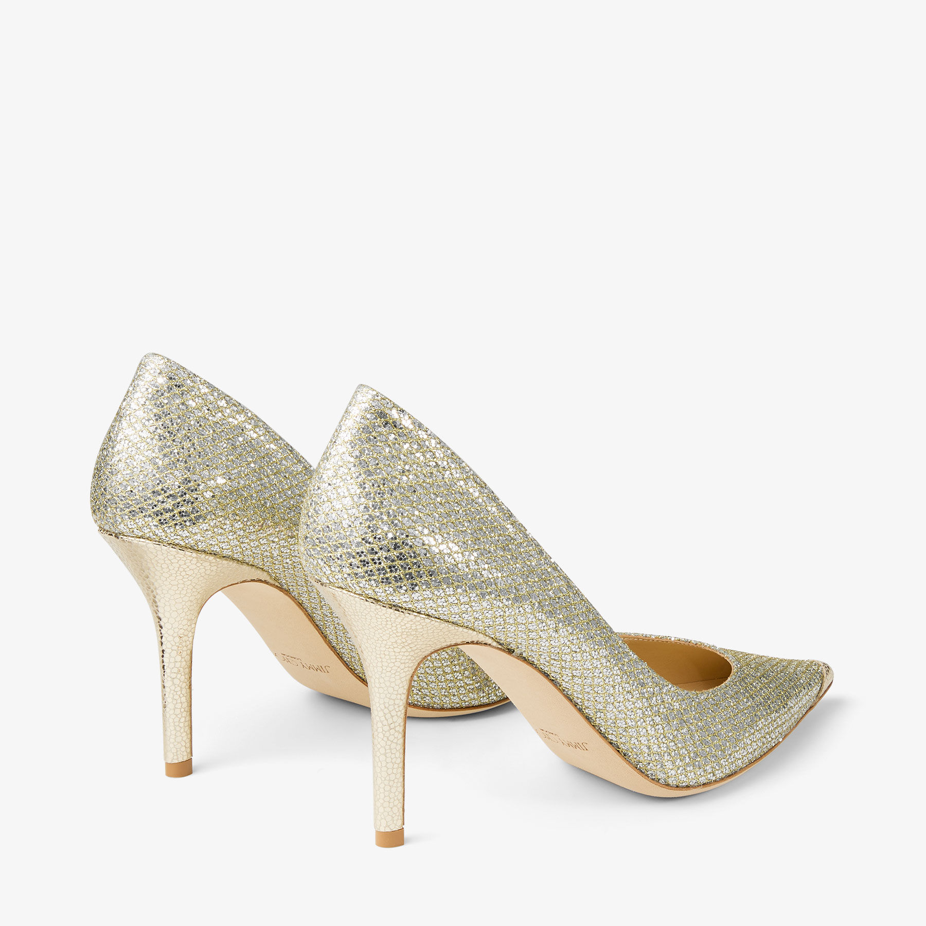 Agnes |Goldfarbene Glitzer-Pumps | JIMMY CHOO