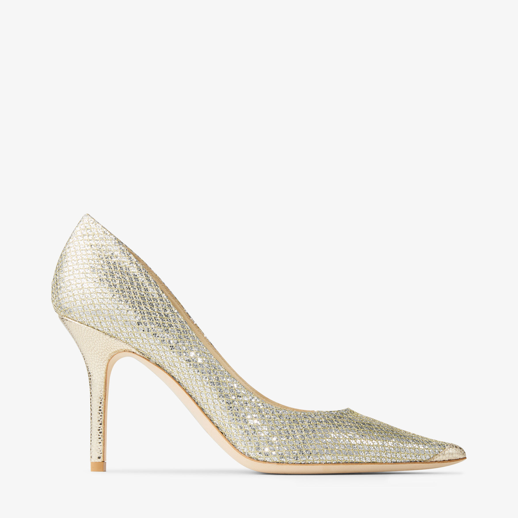 Agnes |Goldfarbene Glitzer-Pumps | JIMMY CHOO