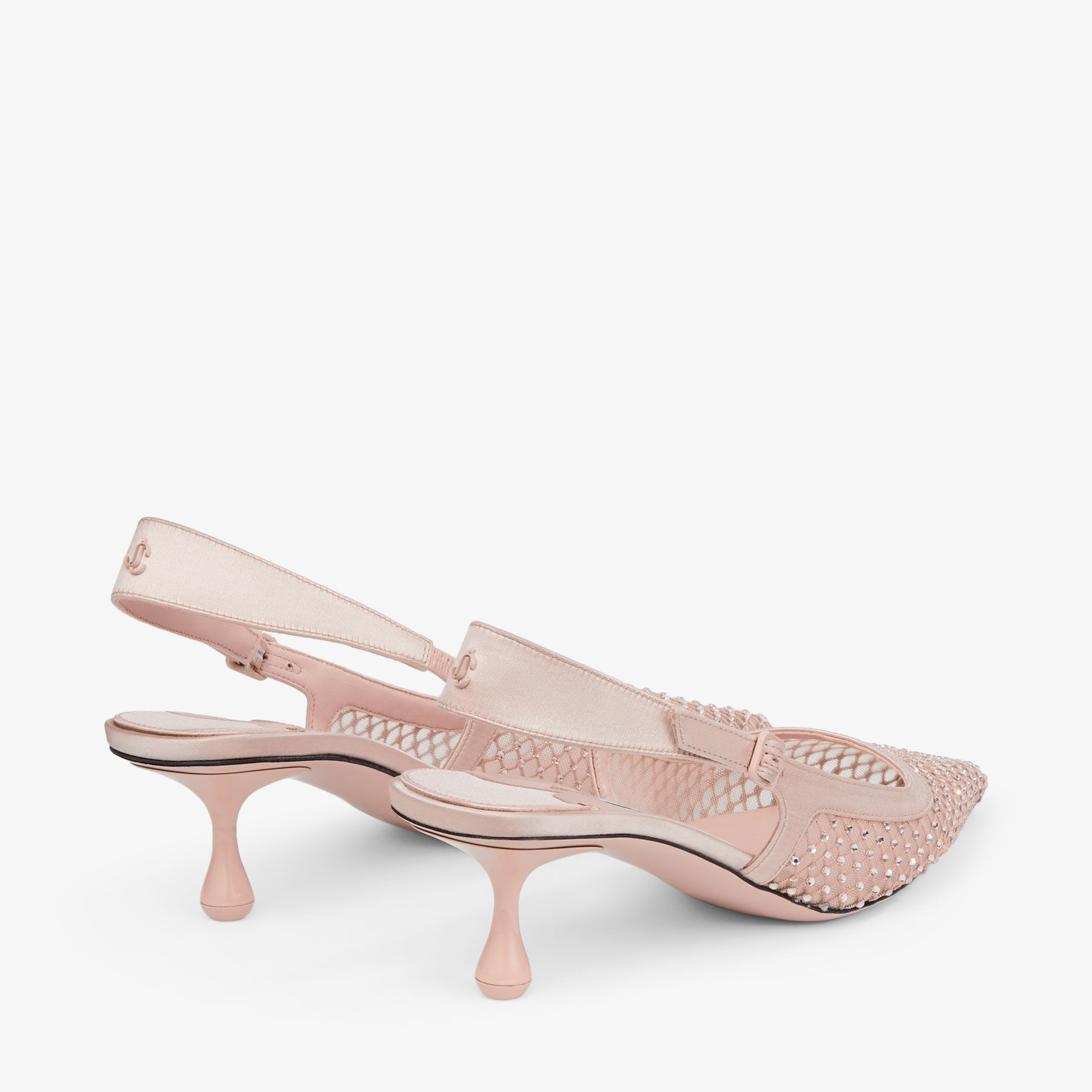 Amel 50 | Macaron/Crystal Crystal Mesh Pumps | JIMMY CHOO