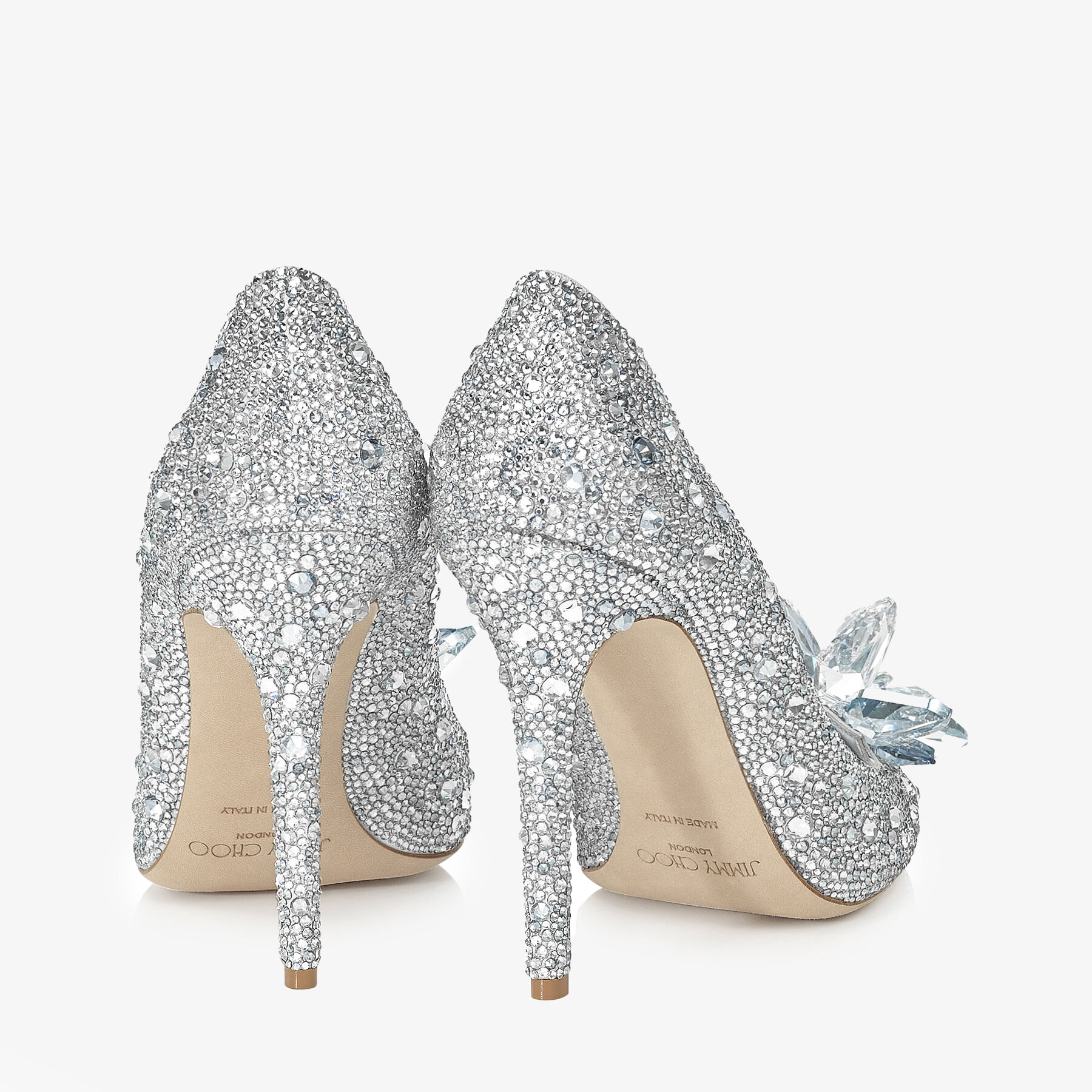 Crystal Covered Pointy Toe Pump | AVRIL | JIMMY CHOO