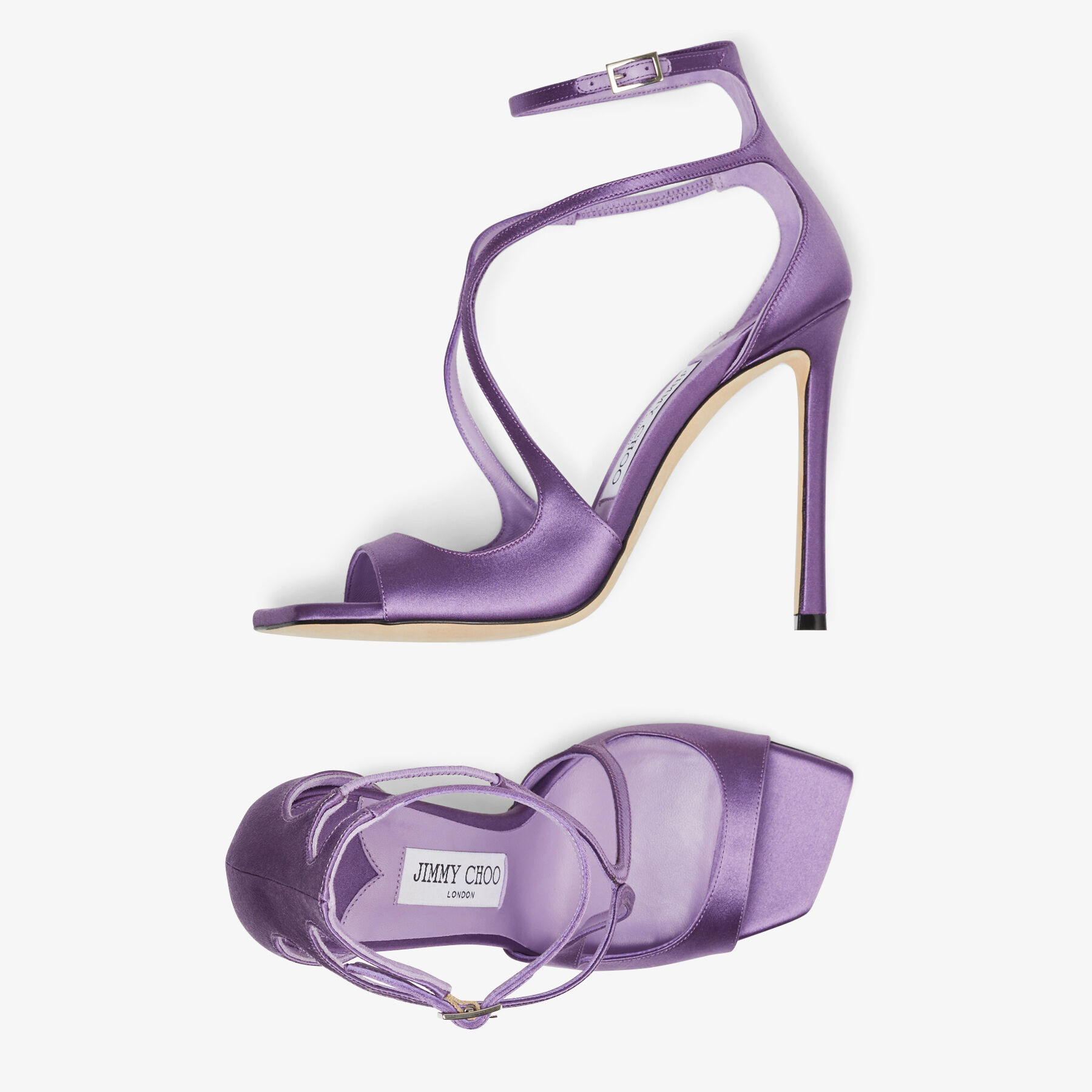 AZIA 110 | Wisteria Satin Sandals | Spring 2023 collection | JIMMY CHOO AU