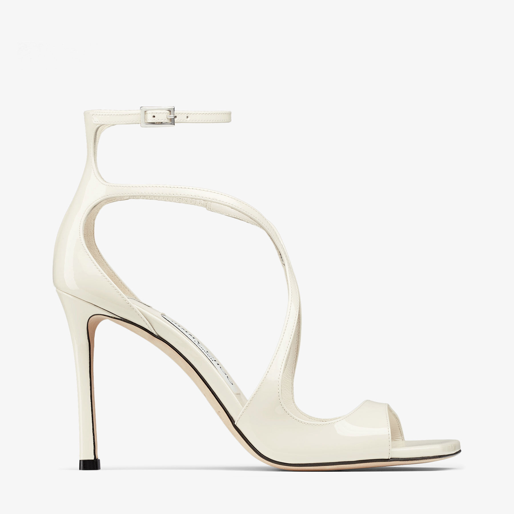 Latte Patent Leather Sandals | AZIA 95 | Spring/Summer 2023 Collection ...