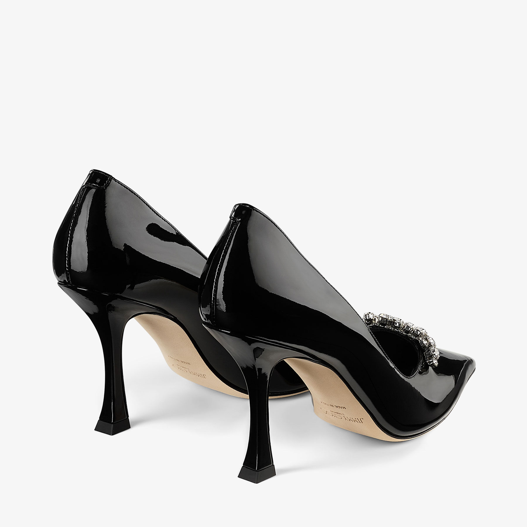 Belinda Pump 90 | Black Patent Leather Pumps | JIMMY CHOO NZ