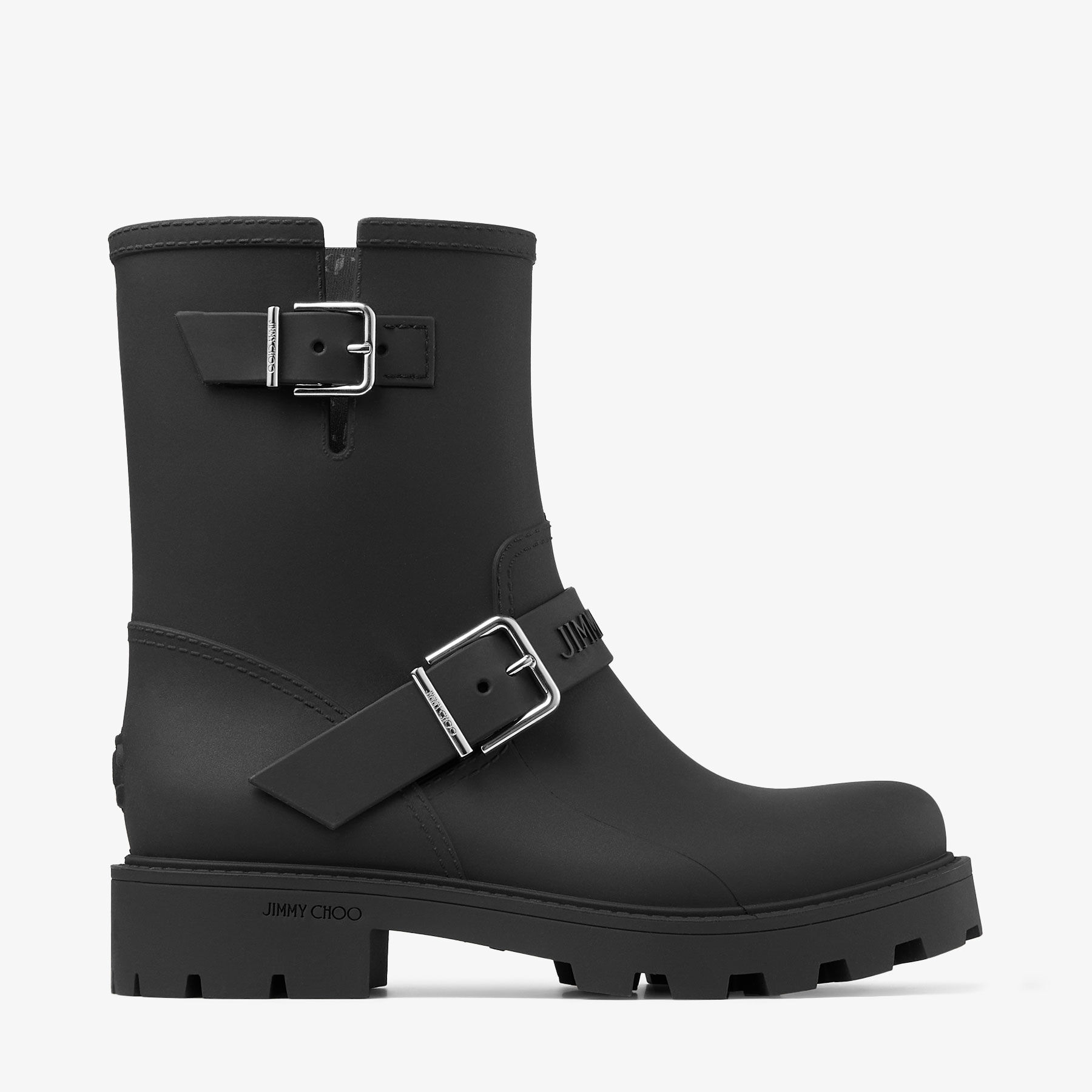 Biker Rain | Botas de agua en TPU de color negro | JIMMY CHOO