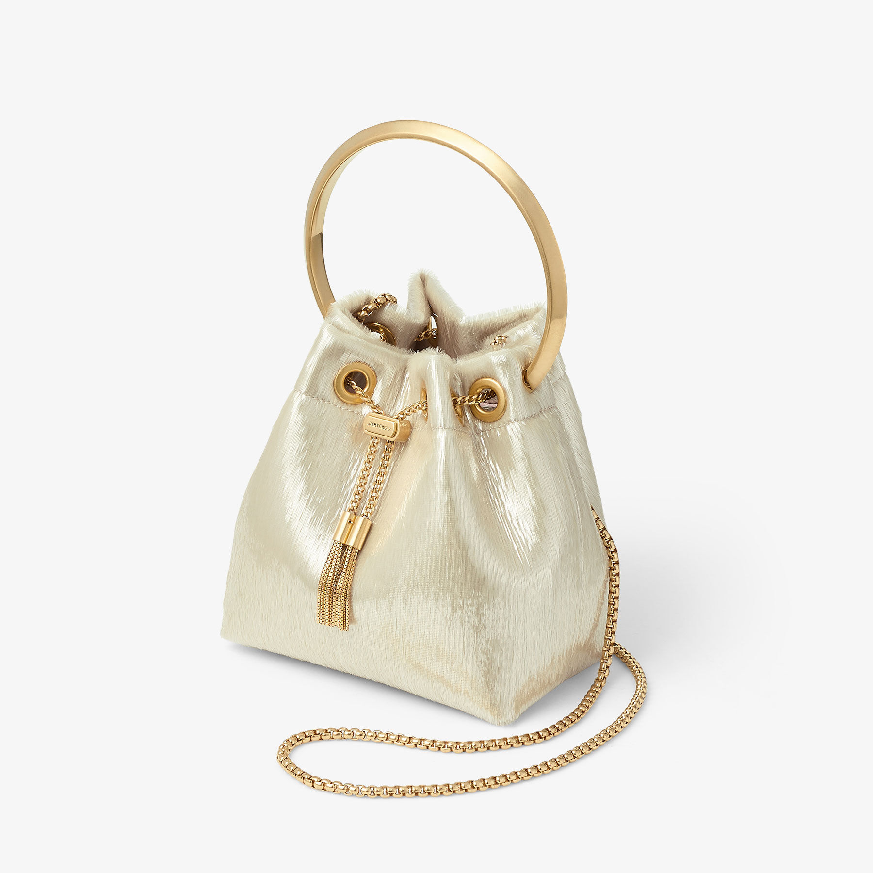Bon Bon | Champagne Tinsel Bag | JIMMY CHOO AU