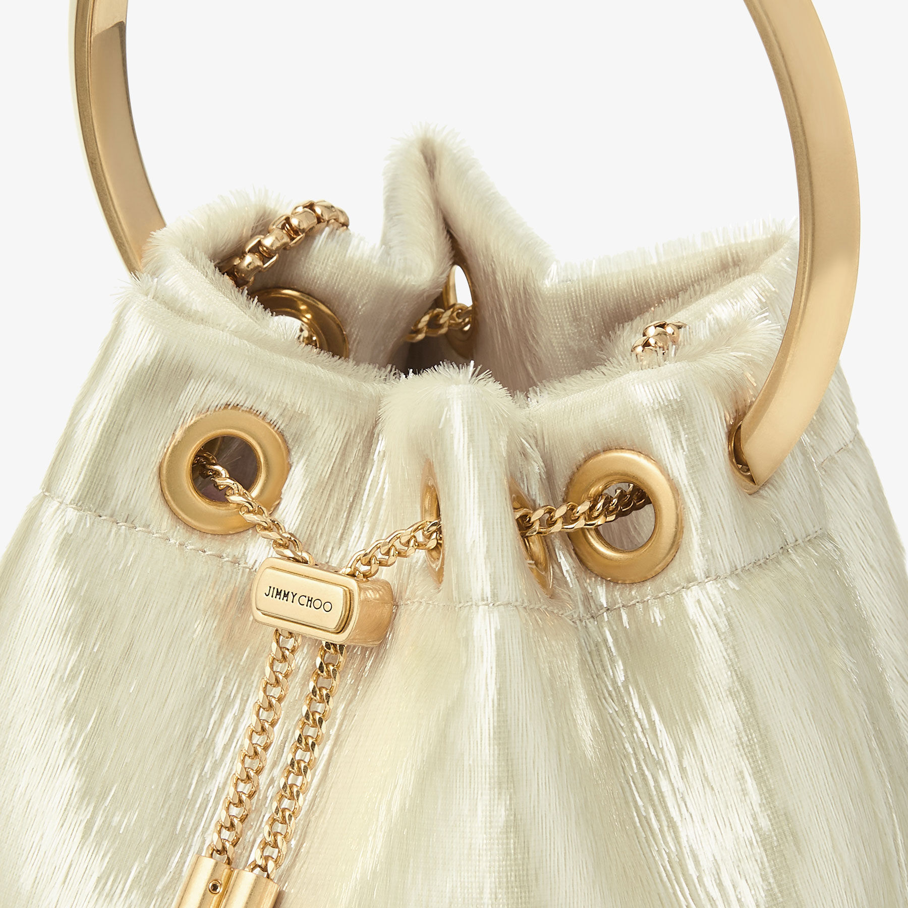 Bon Bon | Champagne Tinsel Bag | JIMMY CHOO AU