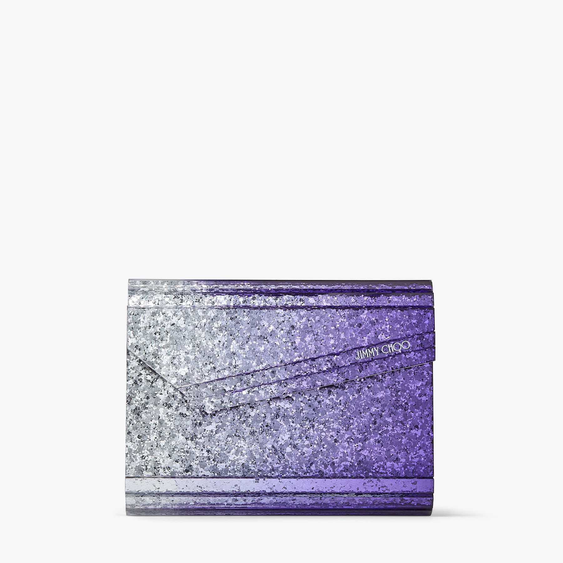 Candy|Tanzanite Glitter Acrylic Clutch| JIMMY CHOO AU
