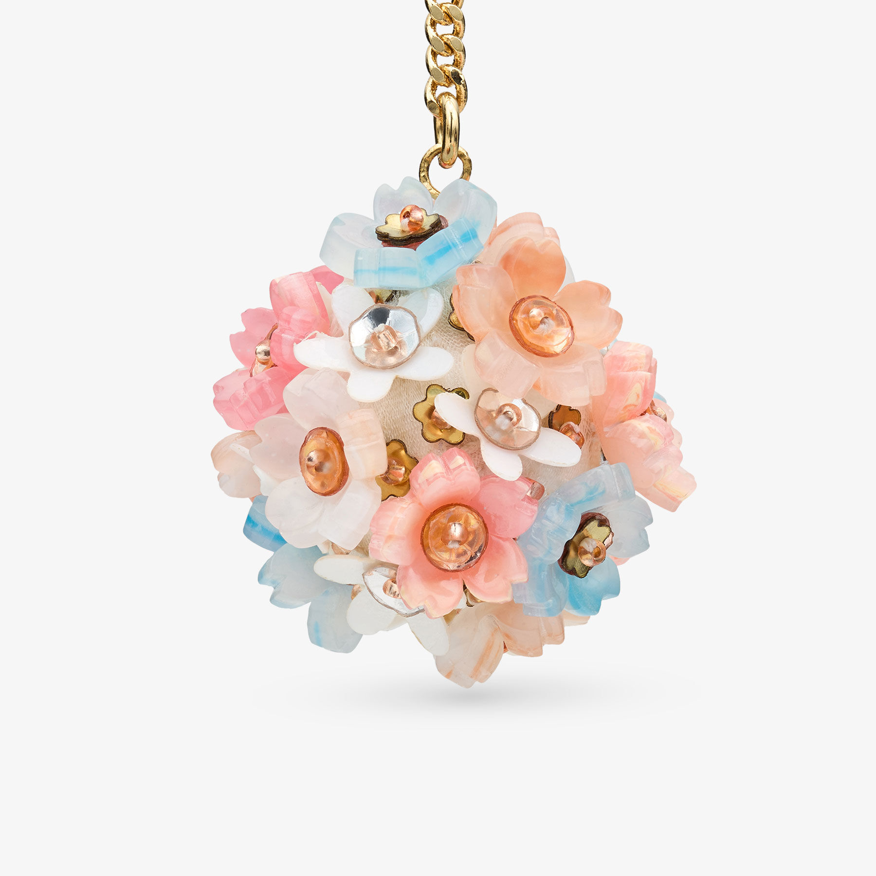 Daisy Pearl Drops | Gold Finish Metal Earrings with Daisies & Pearls ...