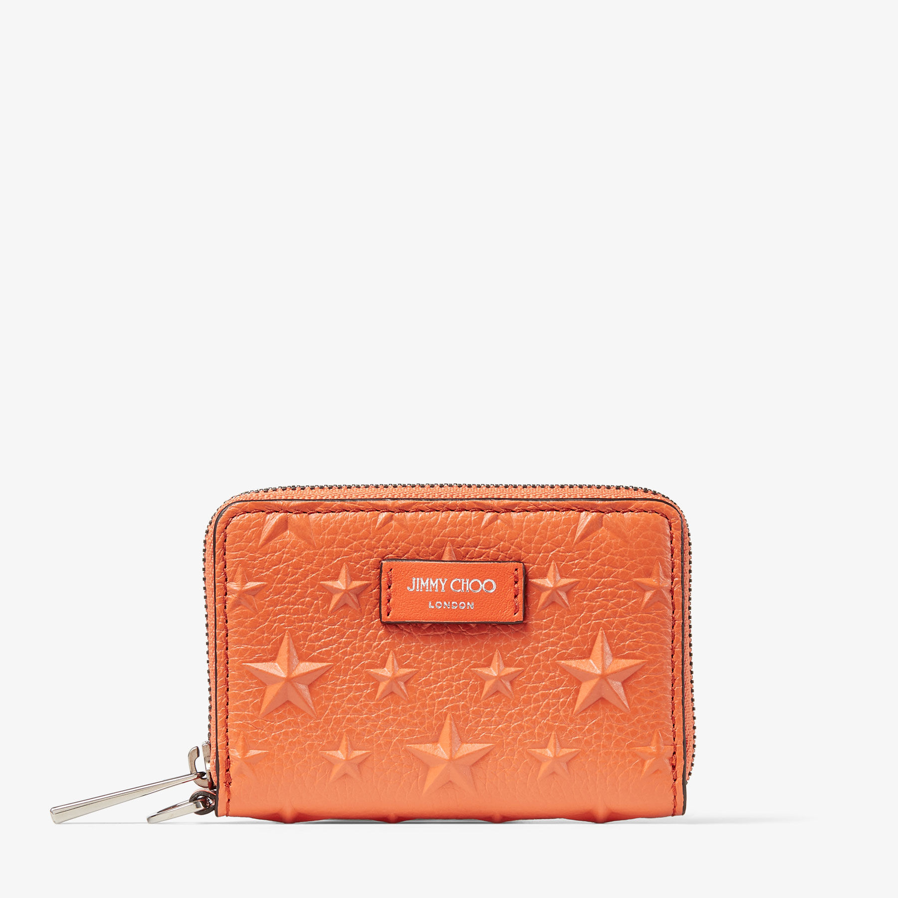 Danny | Orange Embossed Leather SLG | JIMMY CHOO
