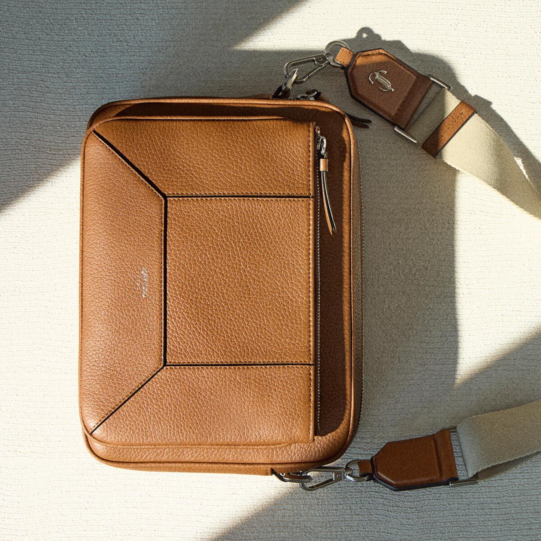 Diamond Camera Pouch |Black Grainy Leather Diamond Camera Pouch | JIMMY ...