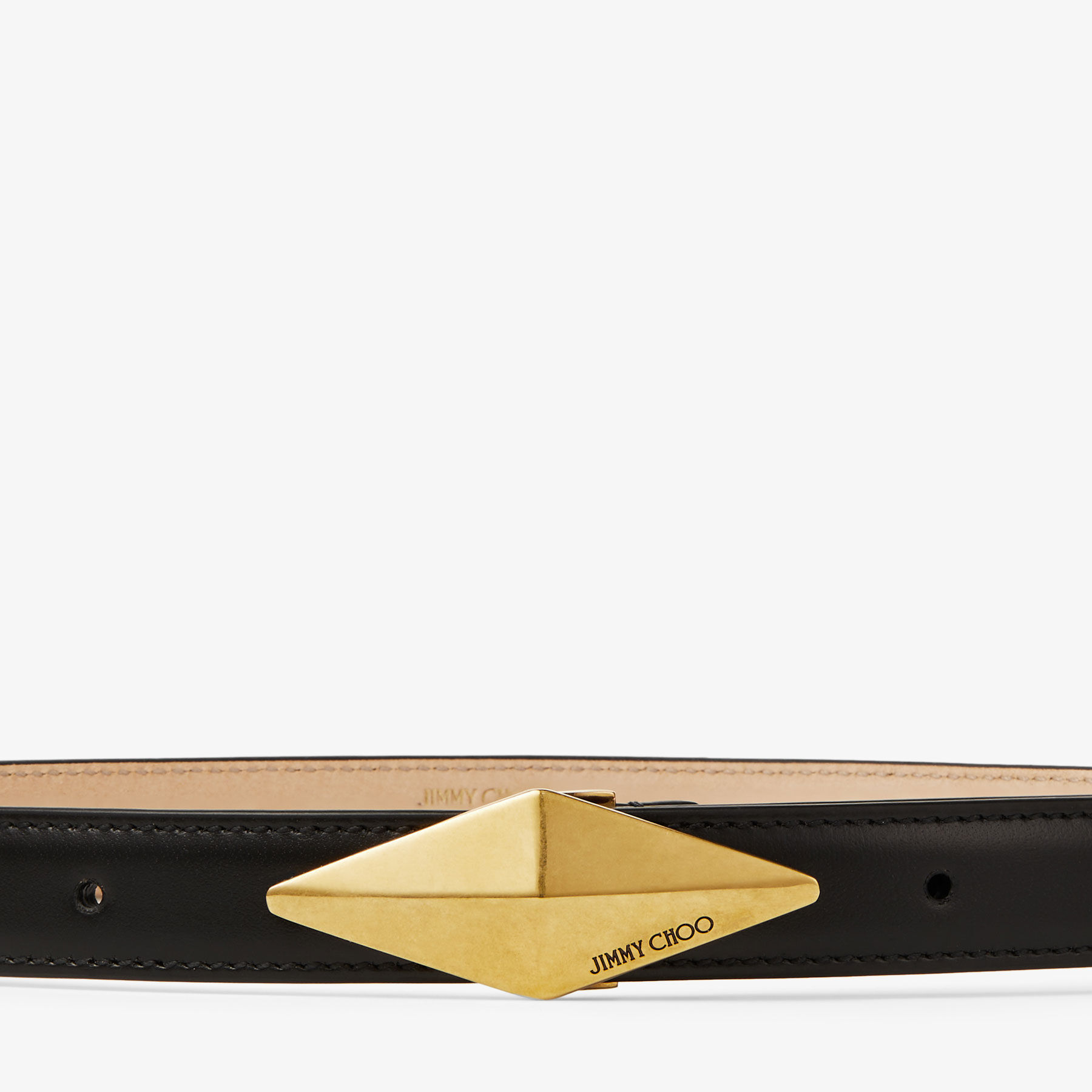 DIAMOND CLASP BELT | Black Leather Clasp Belt | Autumn Collection ...