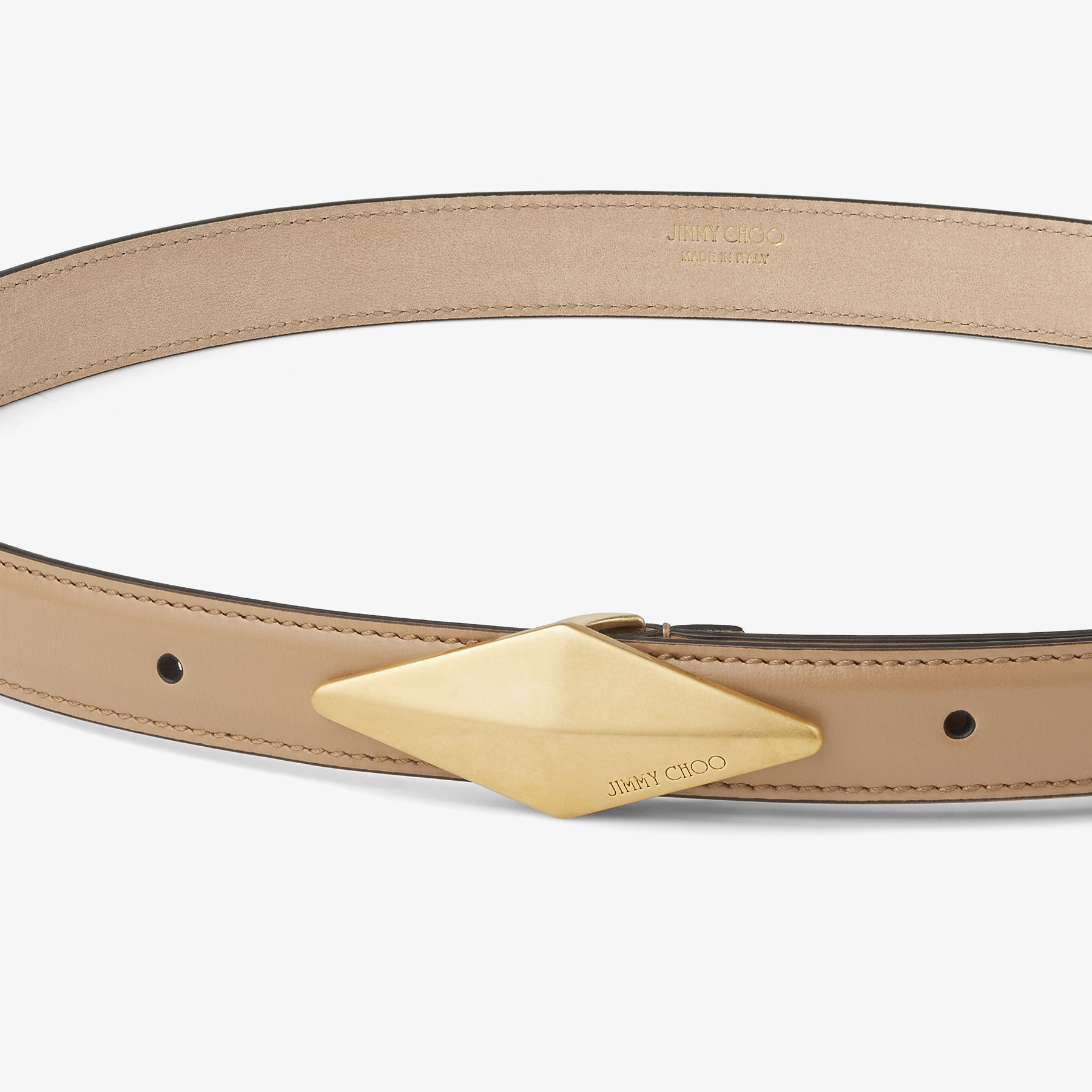 Diamond Clasp Belt | Biscuit Calf Leather Clasp Belt | New Collection ...