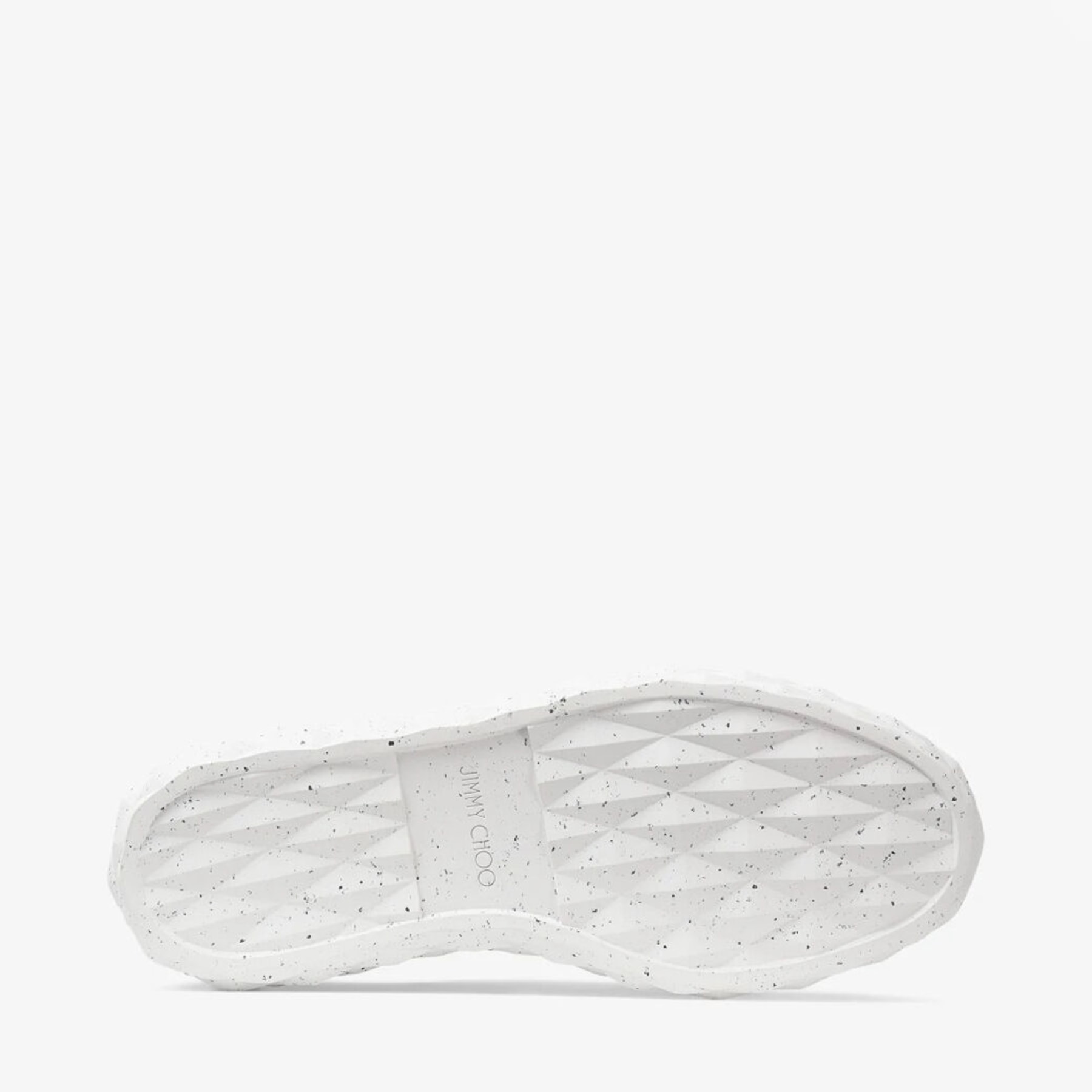 DIAMOND LIGHT/F | White Nappa Leather Low-Top Trainers with Flecked Sole | Summer Collection ...