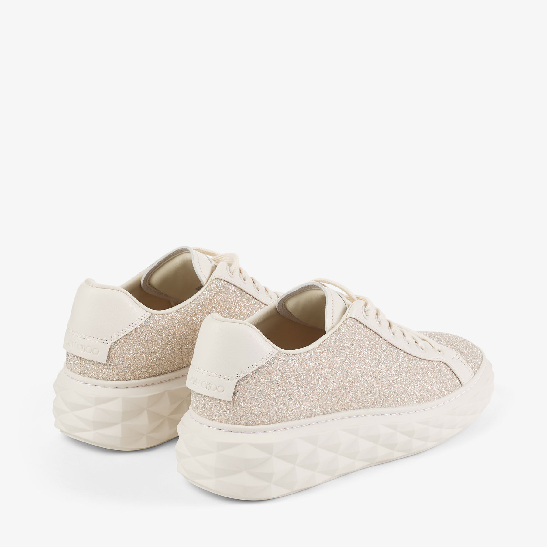 Diamond Light Maxi F | Light Soft Gold Caviar Glitter and Leather Mix ...